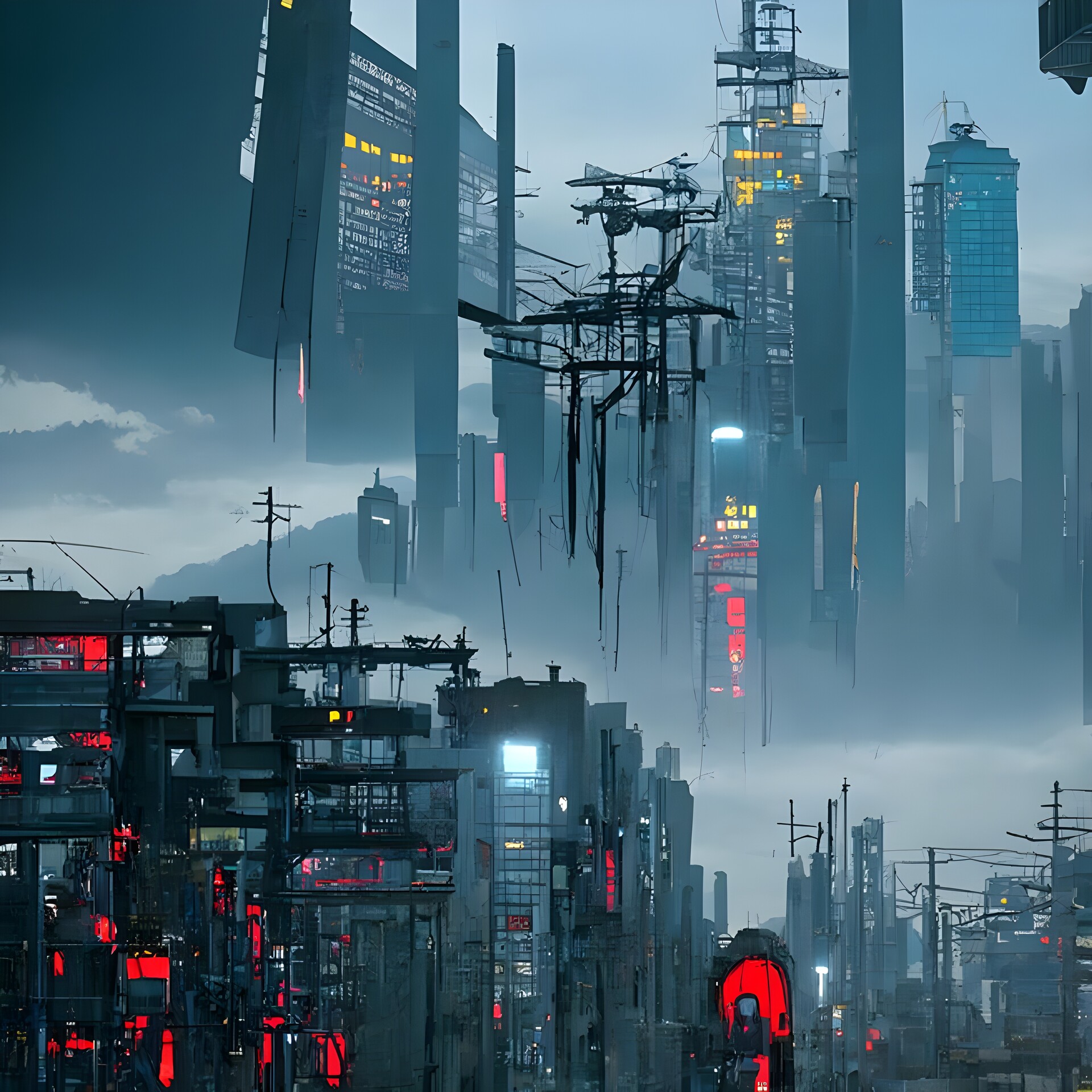 ArtStation - CYBERNETIC CITY 5.0