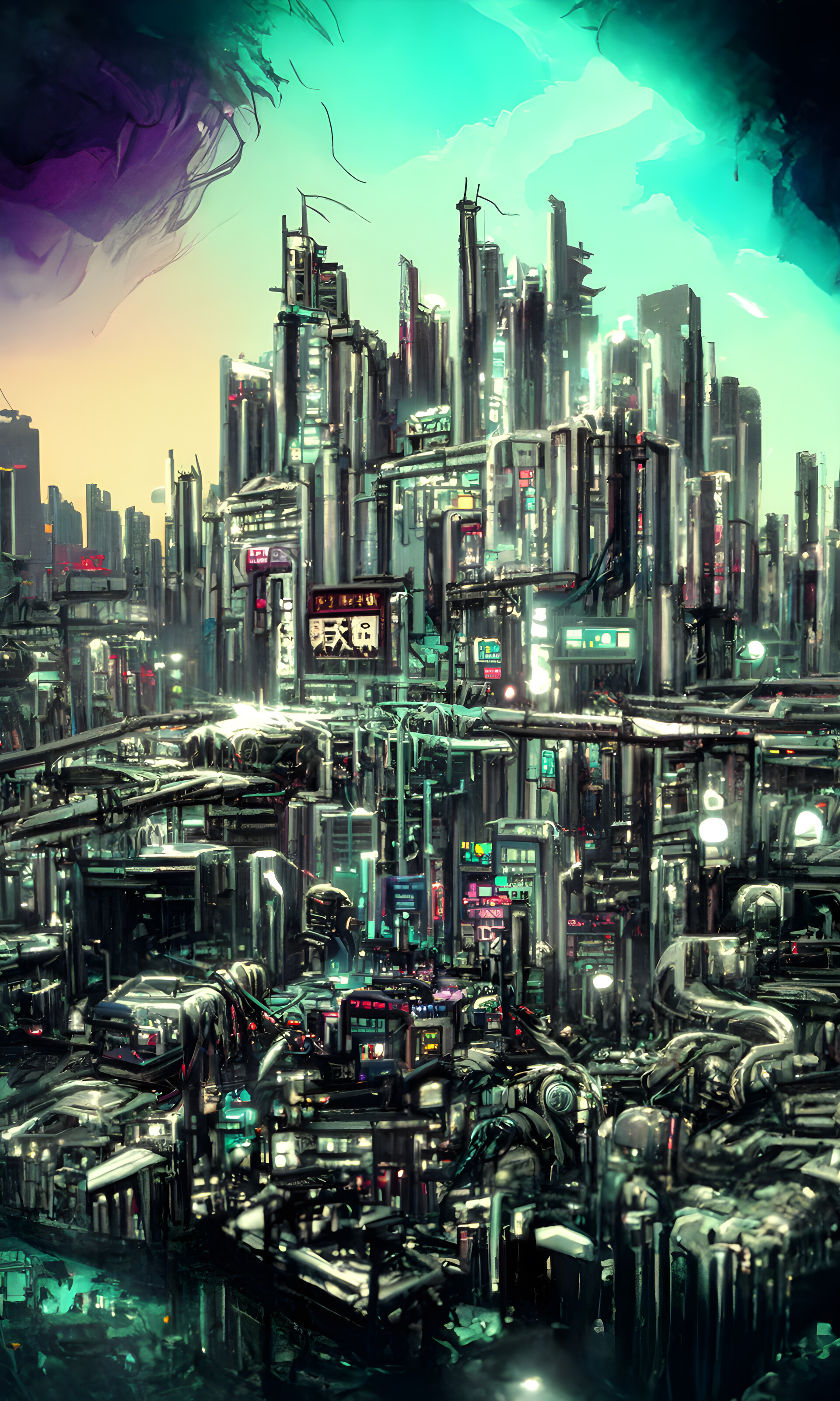 ArtStation - CYBERNETIC CITY 6.0