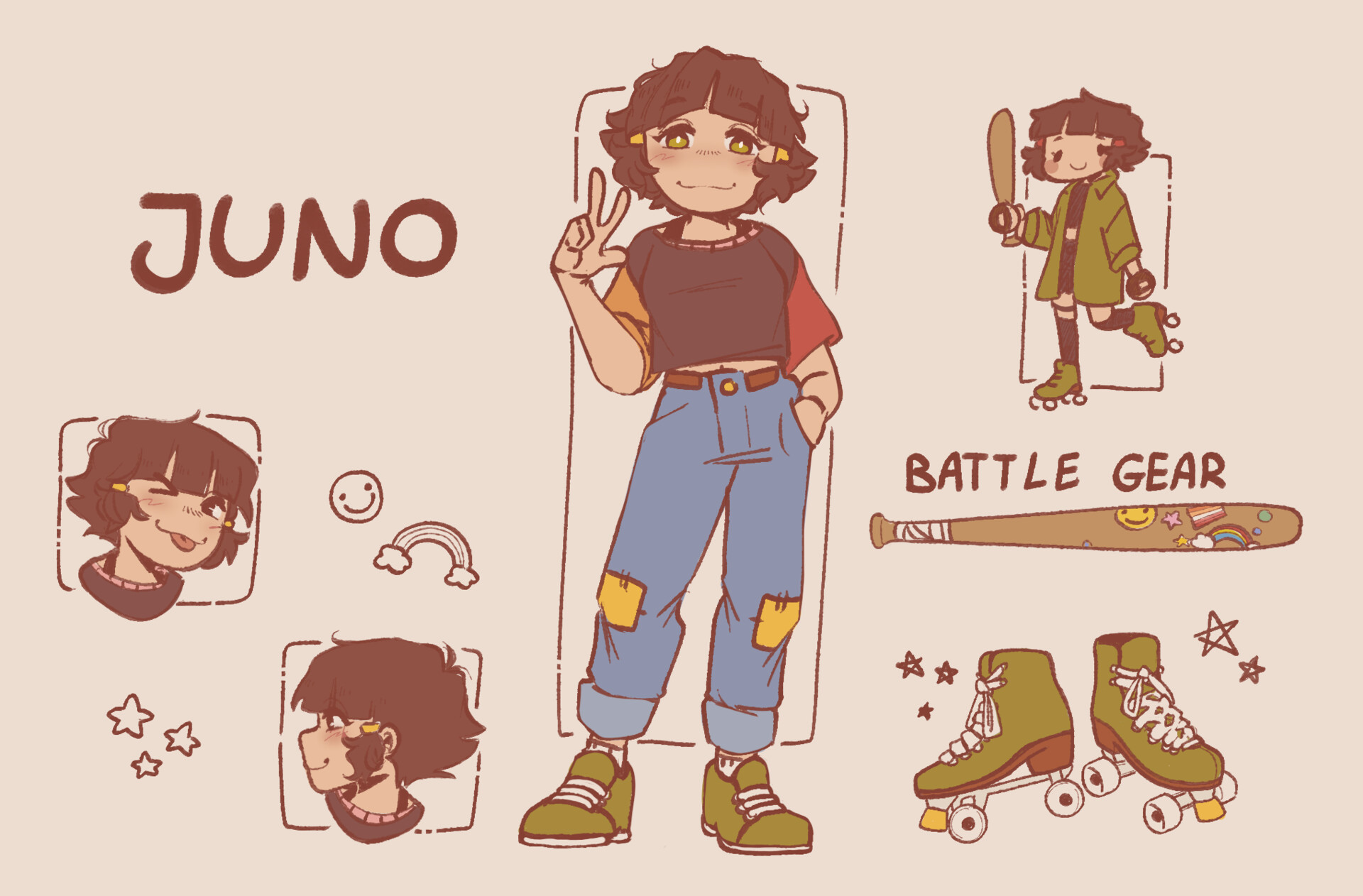 ArtStation - juno reference sheet (oc)