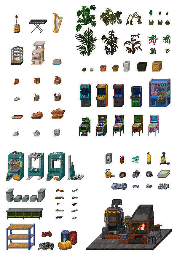 ArtStation - Pixelart | Assets