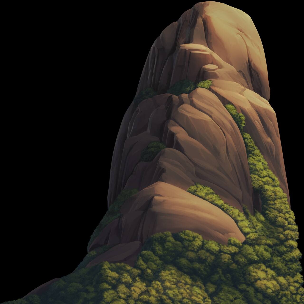ArtStation - Big Background Mountain