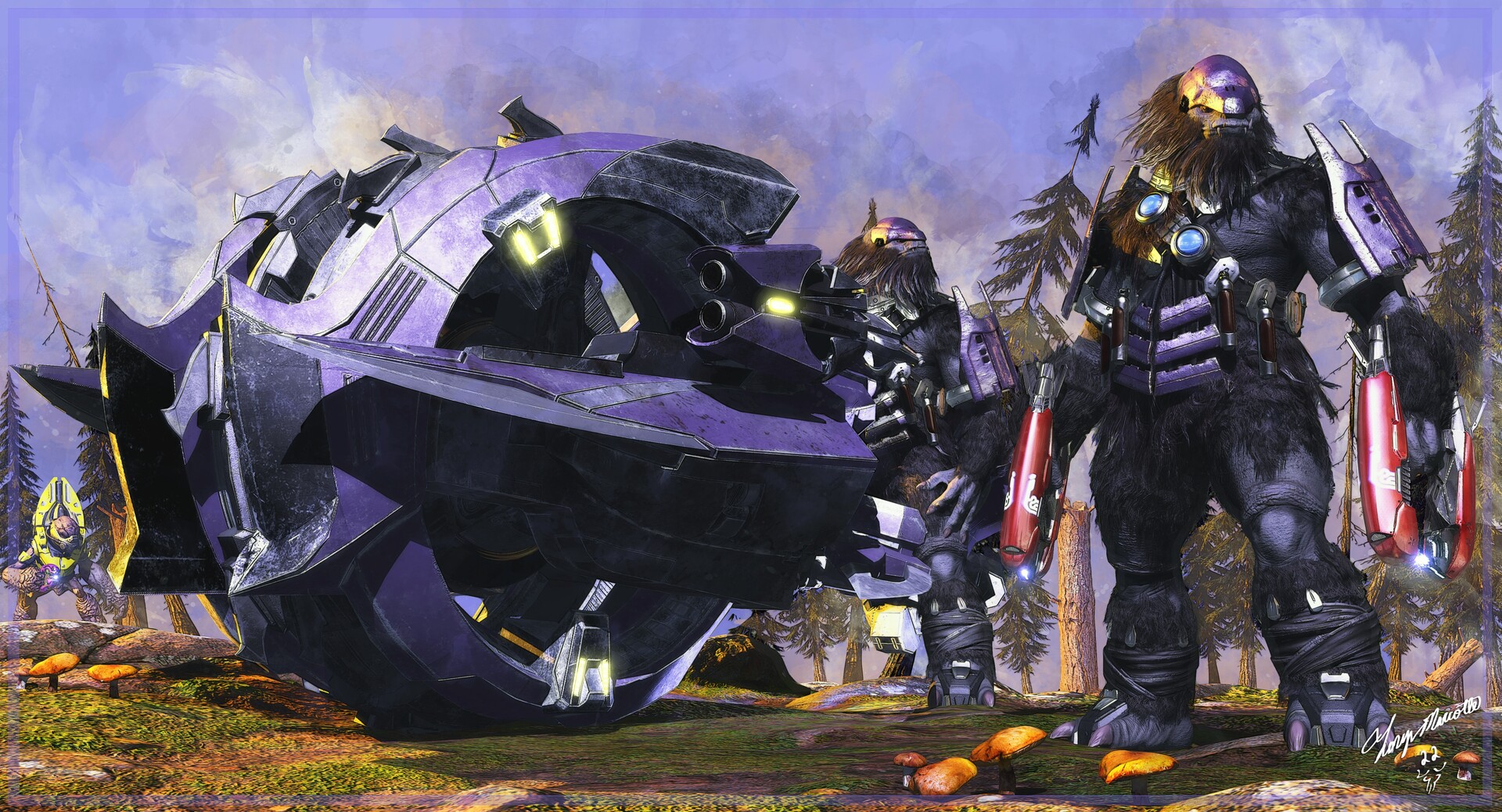 ArtStation - Halo 2 Brutes