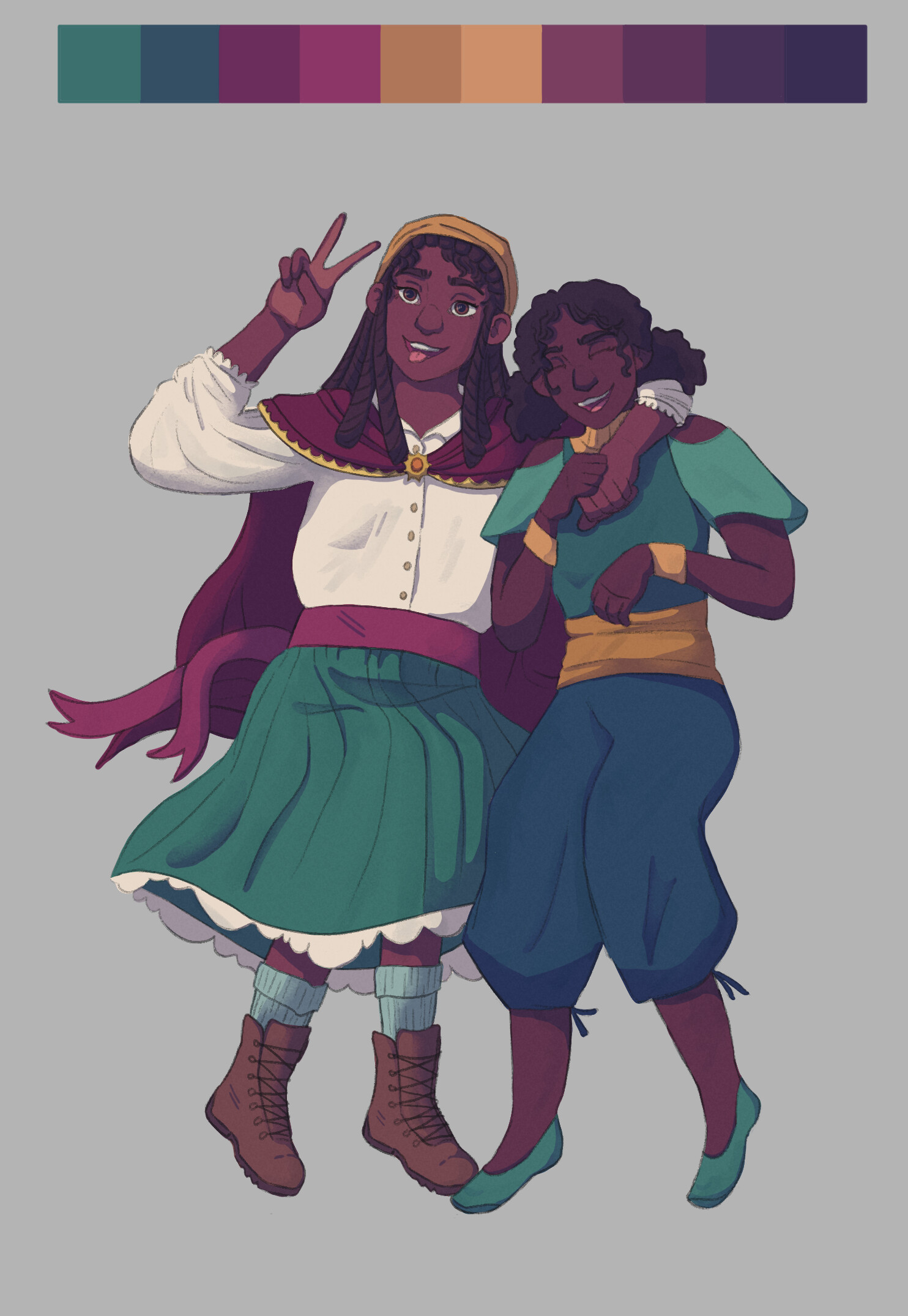 ArtStation - Character Design - Ingrid and Alma