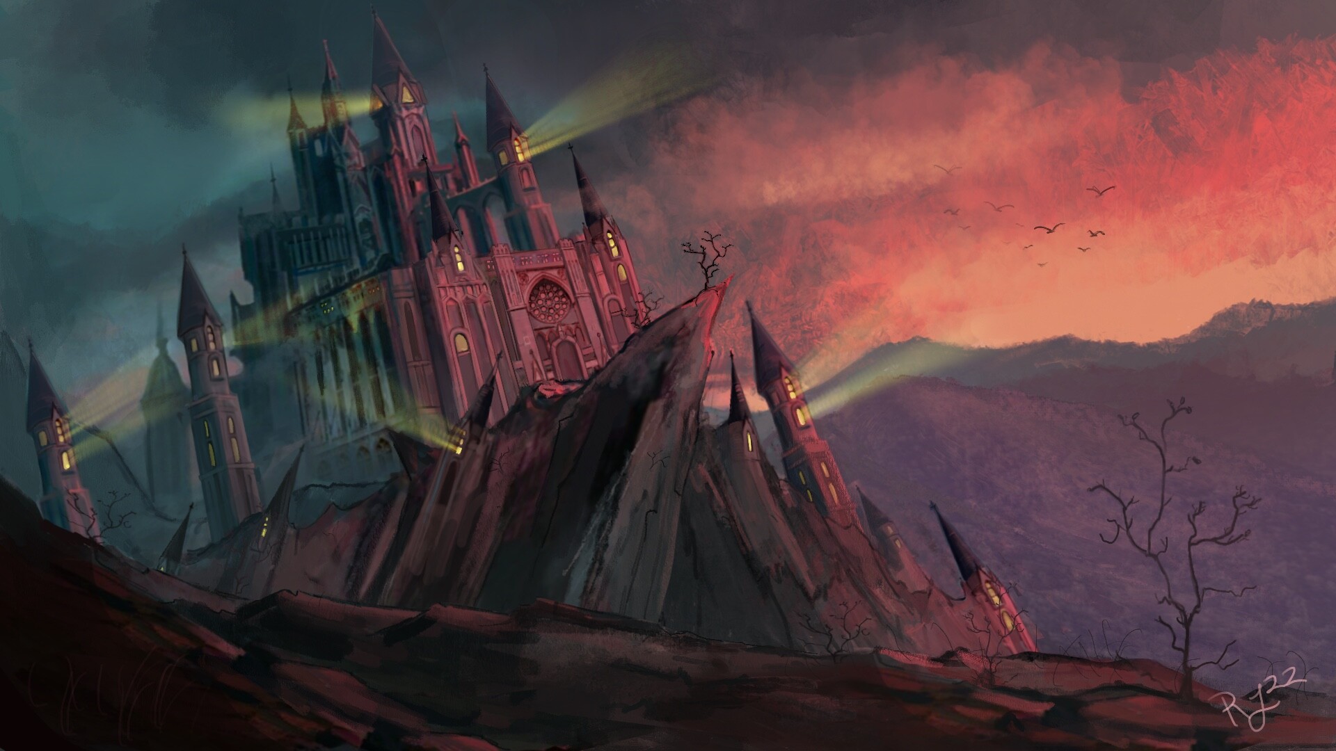 ArtStation - Tilted castle