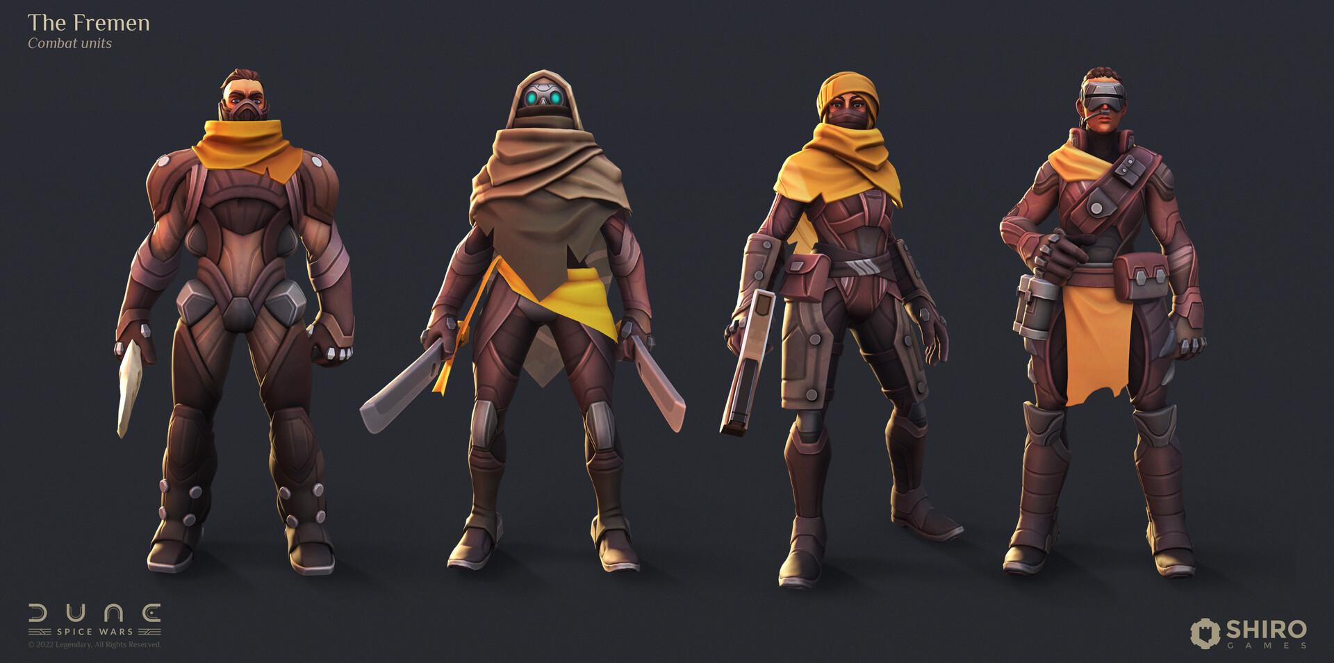 Thomas Lalande - Dune: Spice Wars - Fremen units