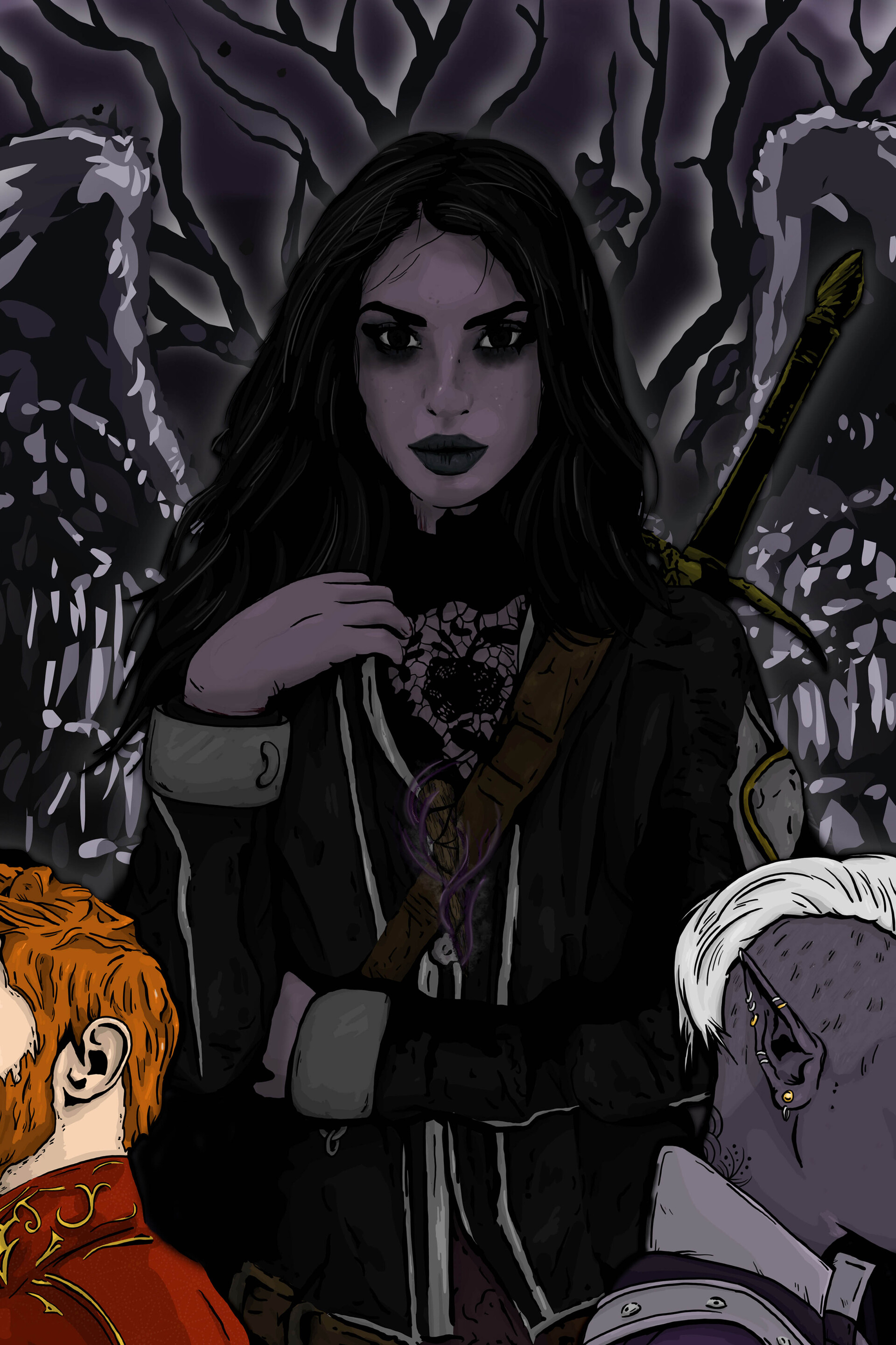 ArtStation - Morrigan - Lady of Sorrows - DND art