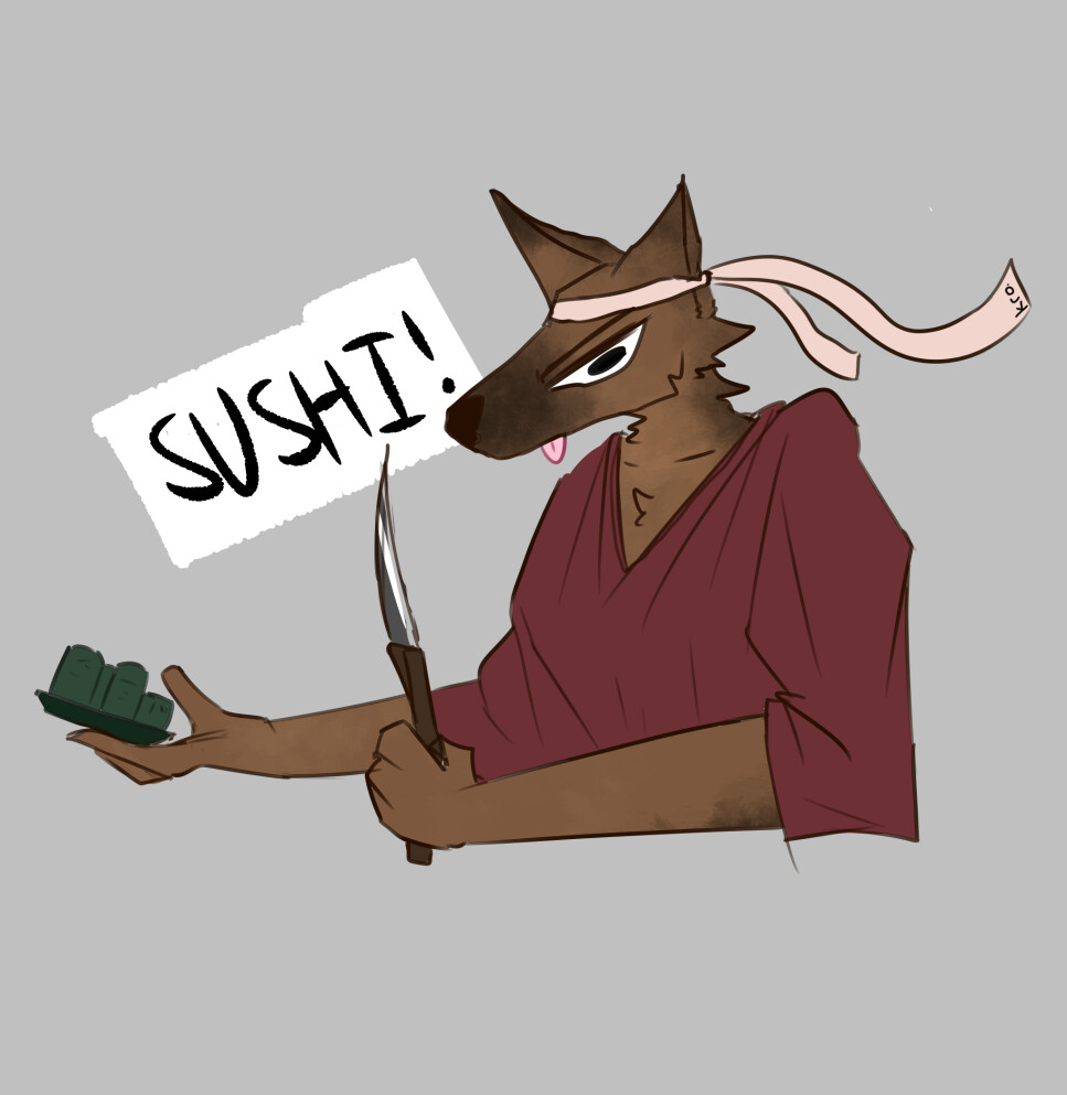 ArtStation - Sushi Dog