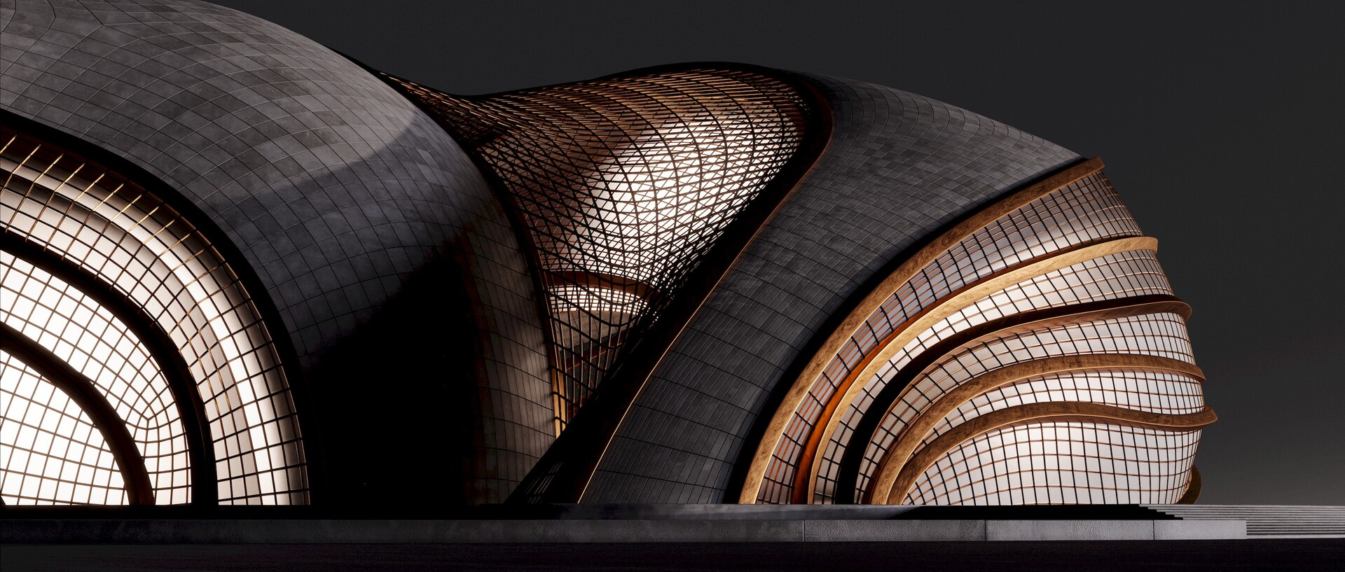 ArtStation - Architectural form exploration.