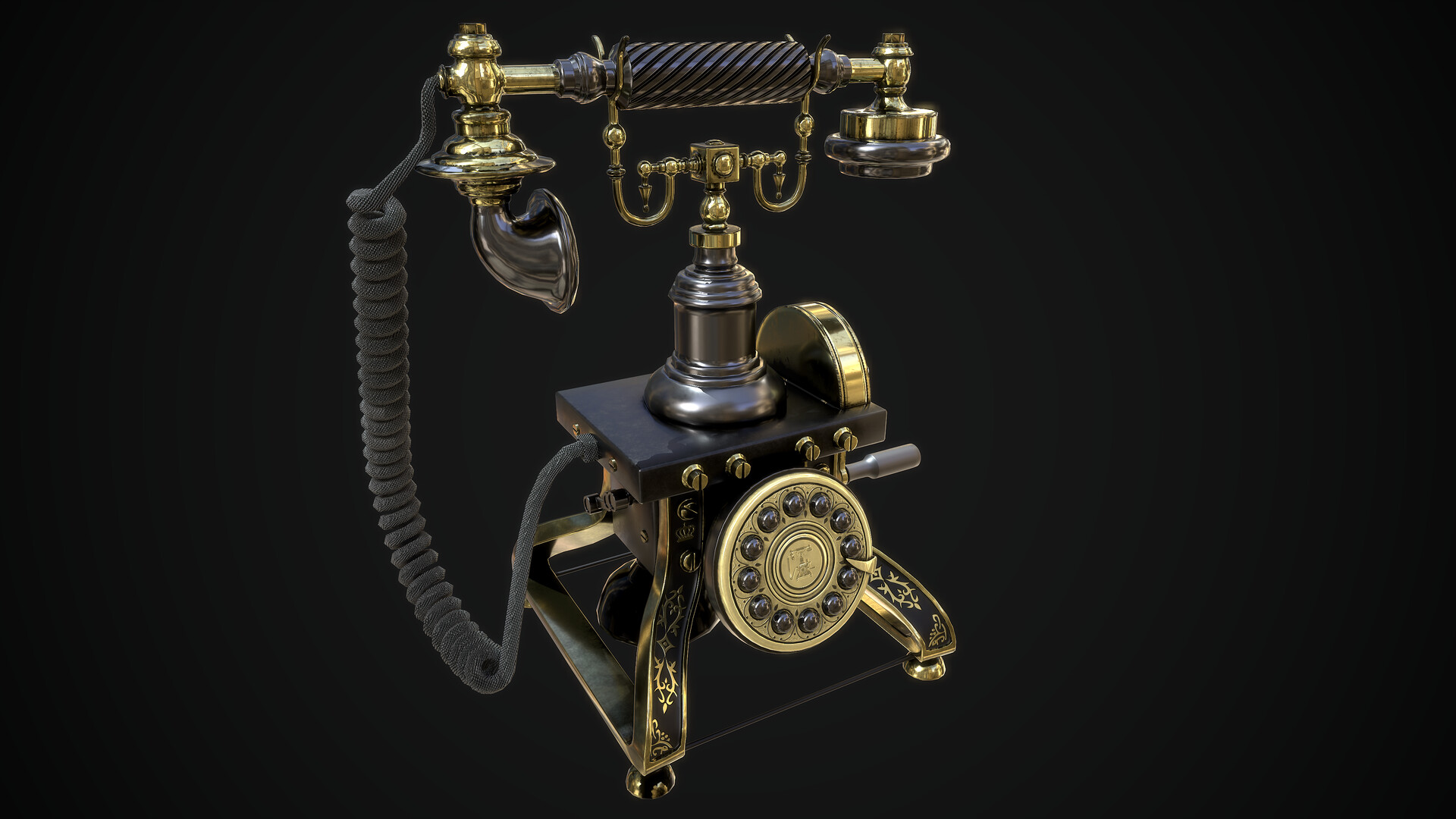 ArtStation - Vintage Telephone Model