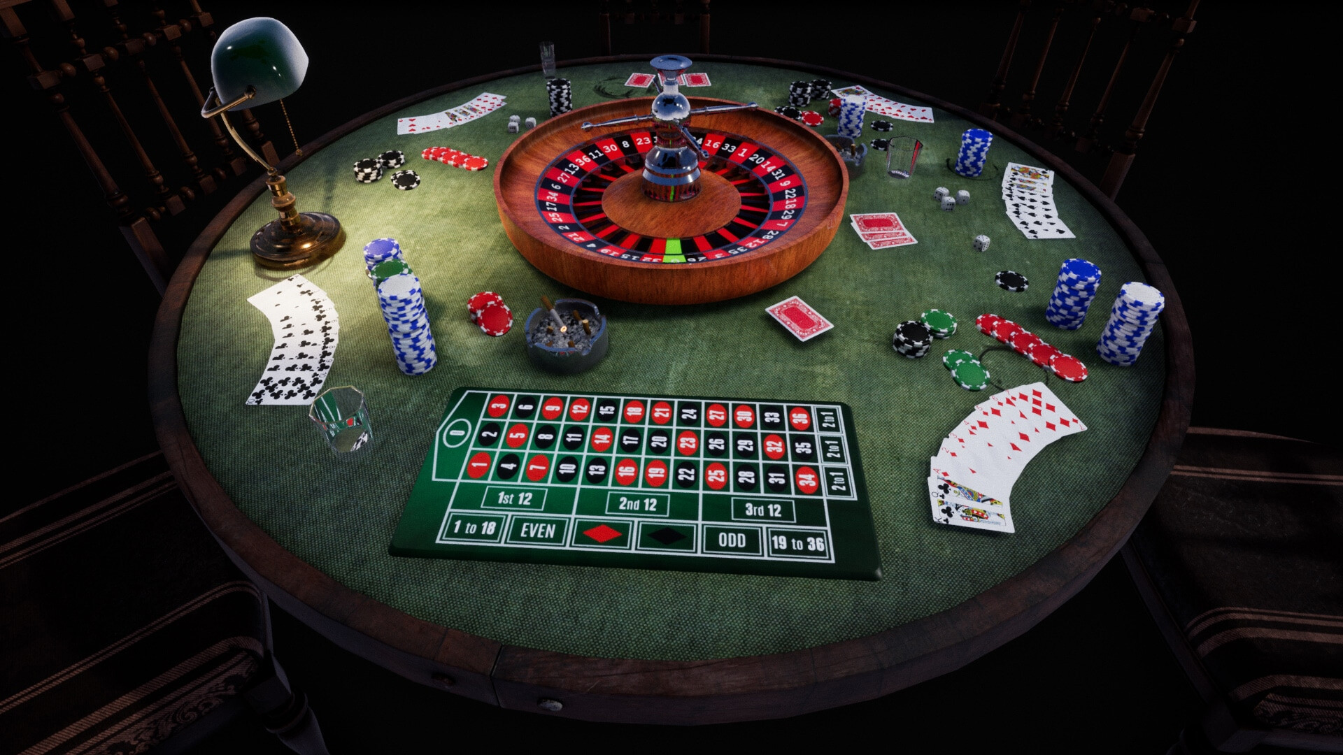 ArtStation - Gambling Table I 100+ Variations