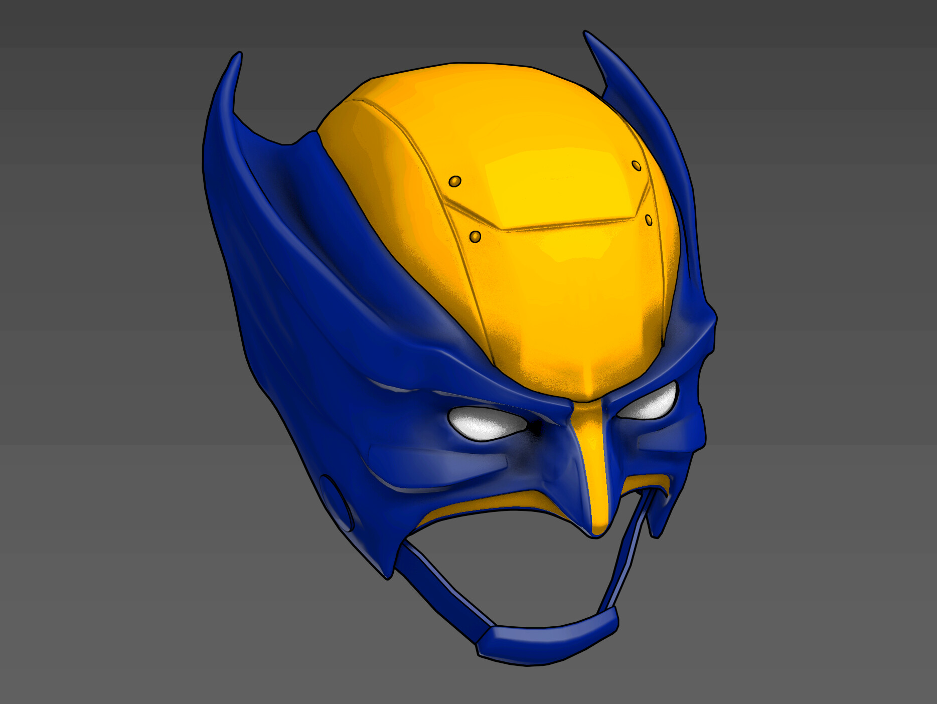 Mike Washington - Wolverine Cosplay helmet 1