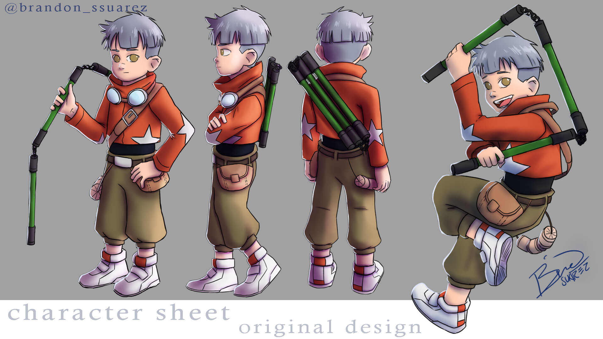 ArtStation - Original Character Sheet