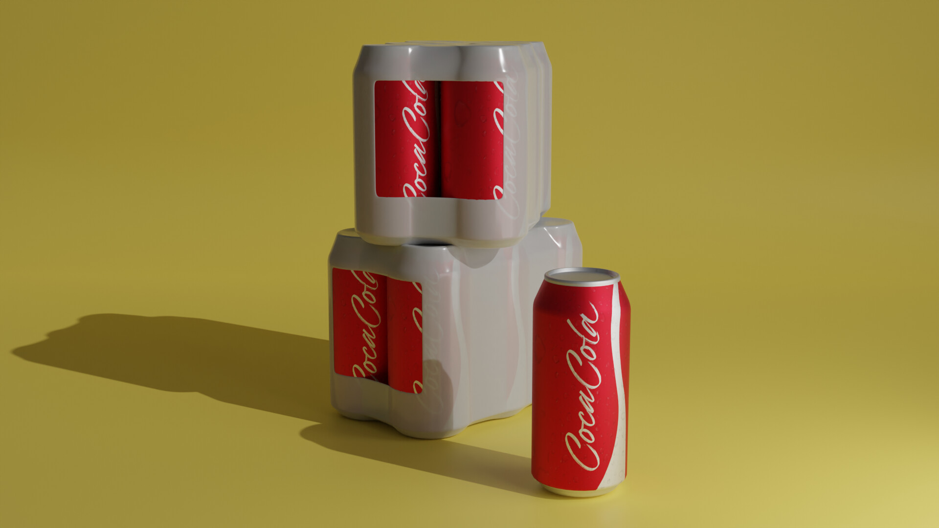 ArtStation - Low Poly Coke & Texture