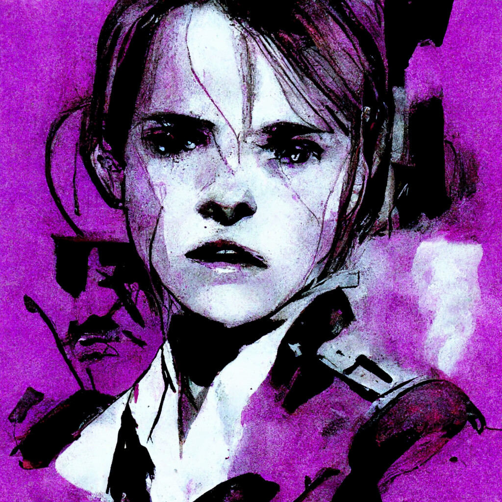 ArtStation - Stylised Emma Watson Character Concept generated by AI