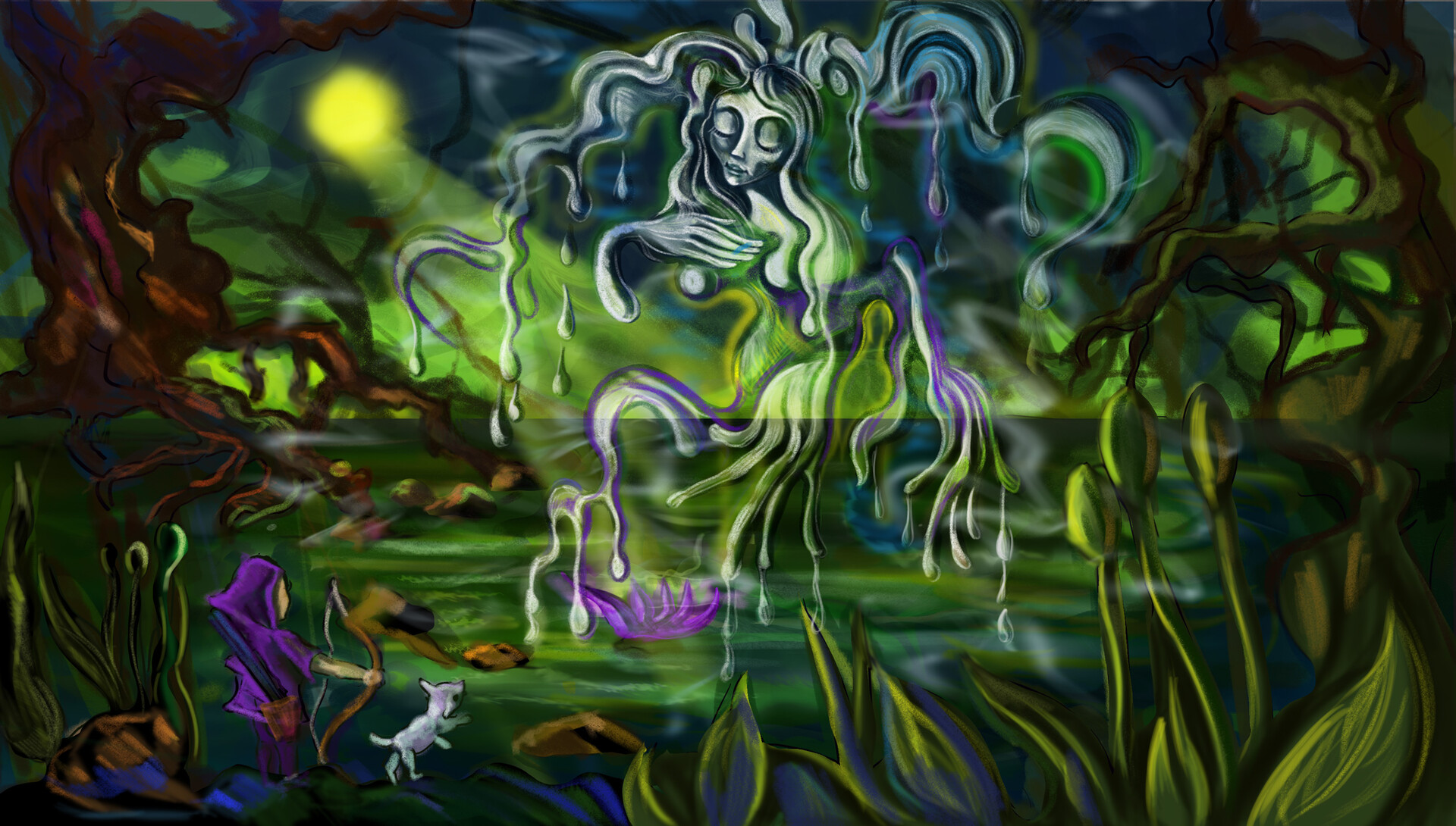 ArtStation - Swamp spirit