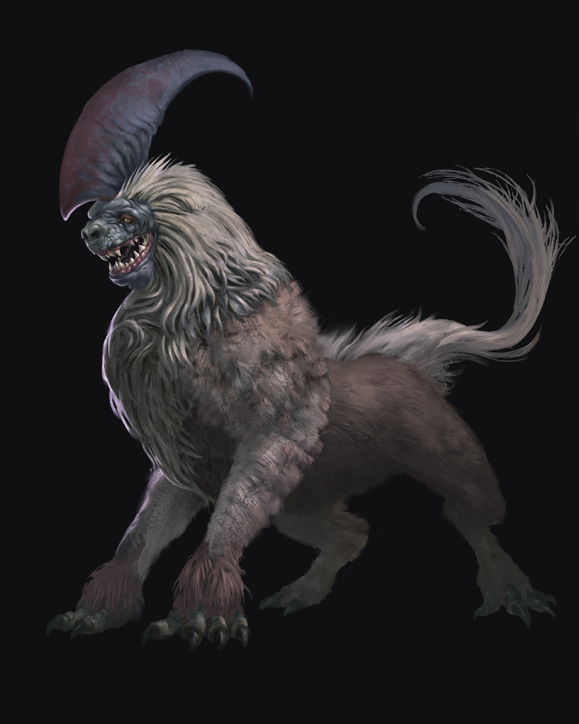 ArtStation - Crescent Wolf