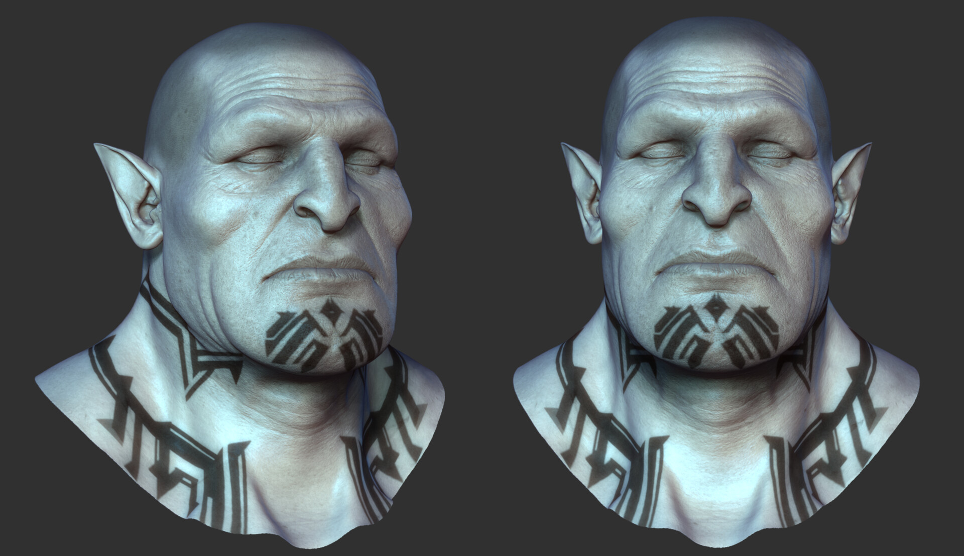 ArtStation - Orc work in progress