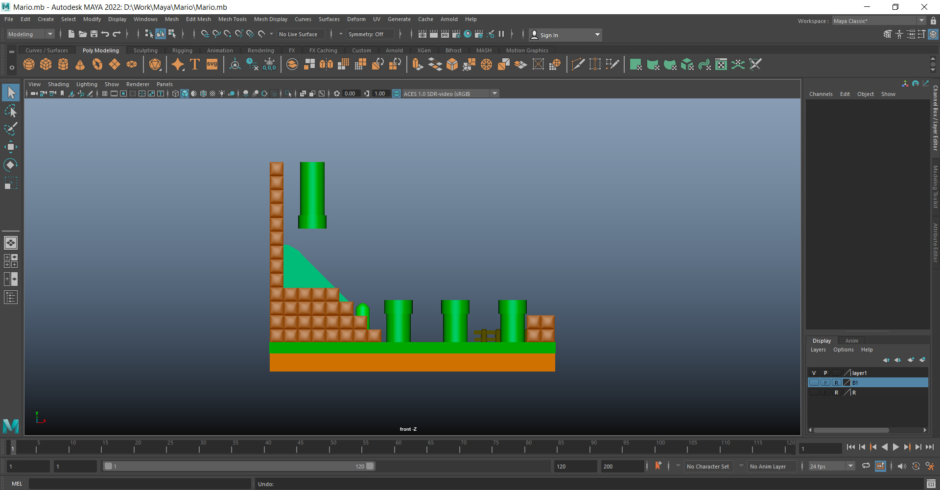 ArtStation - Mario Environment