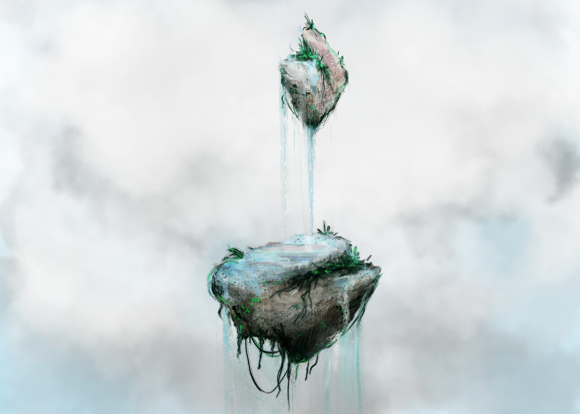 ArtStation - Rock Paint Study