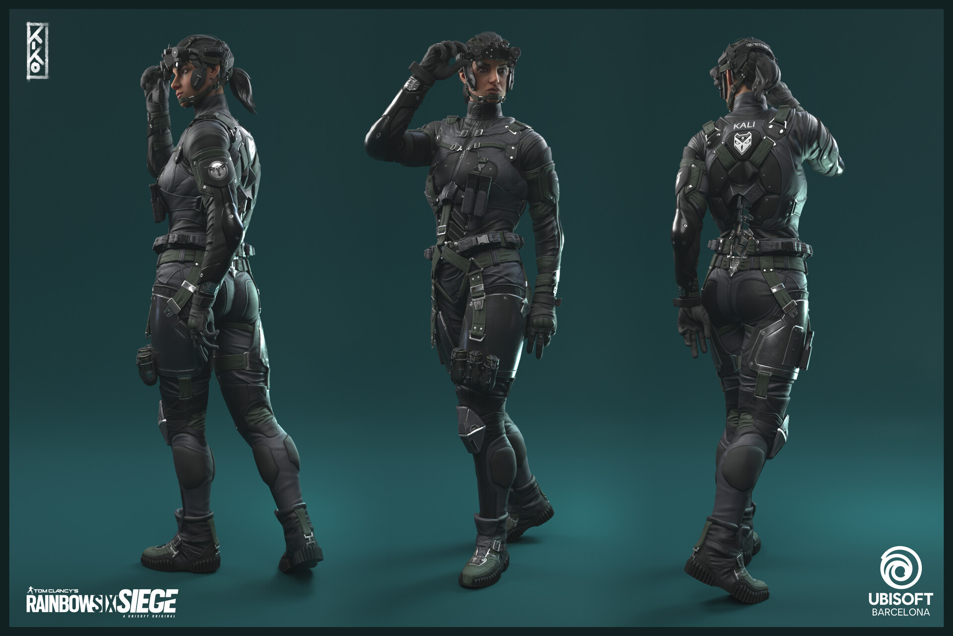 Francisco Gutiérrez Vázquez - Rainbow Six | Siege - Kali Elite Skin Y5S4