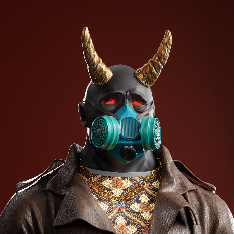 ArtStation - 3d nft demon