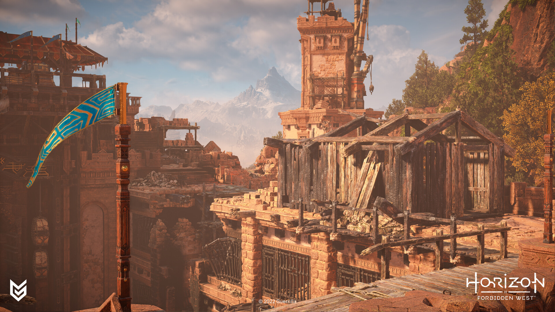 Peter Wano - Horizon Forbidden West - Burnt Wood Texture