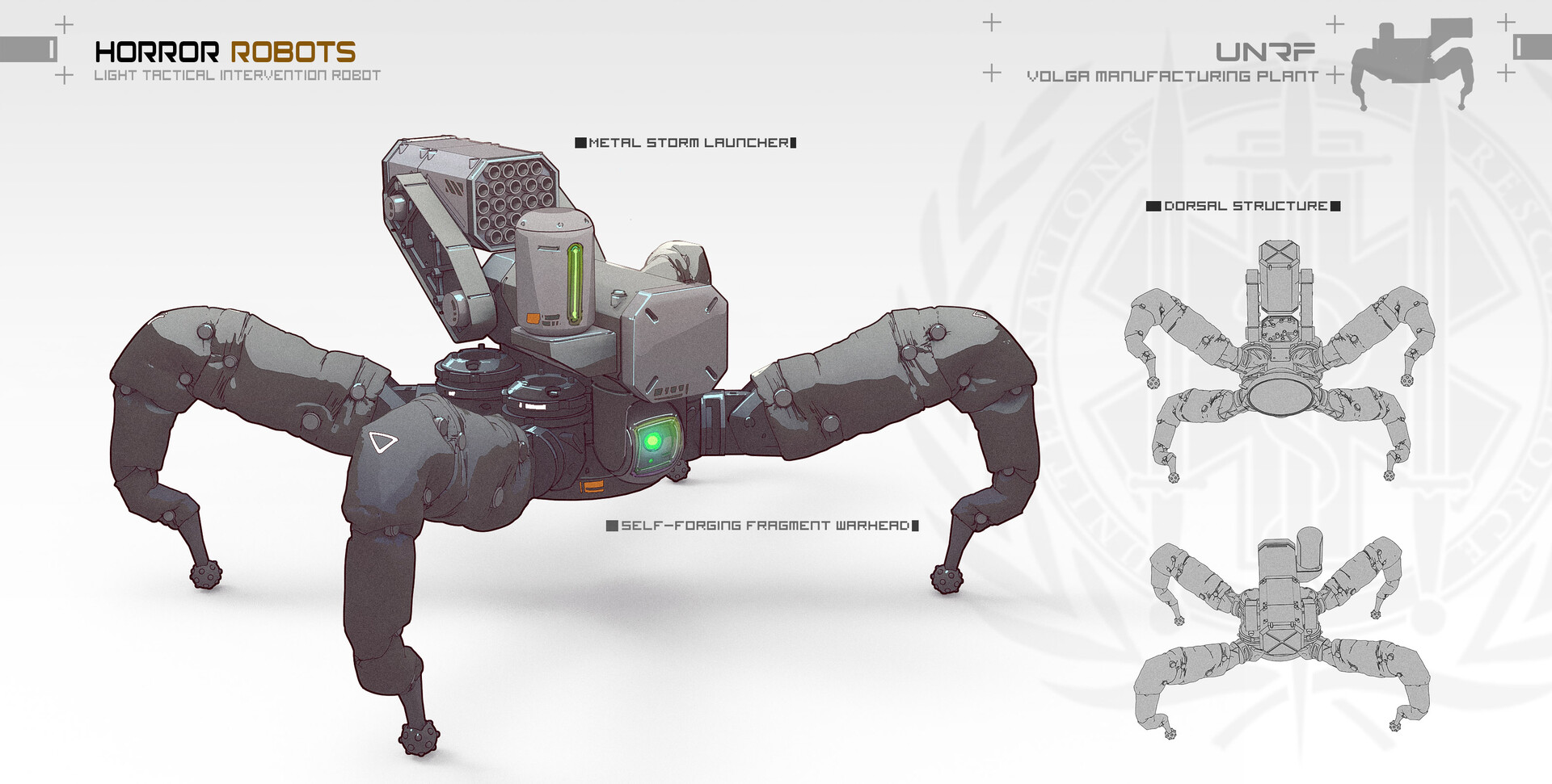 ArtStation - Tactical Spider robot