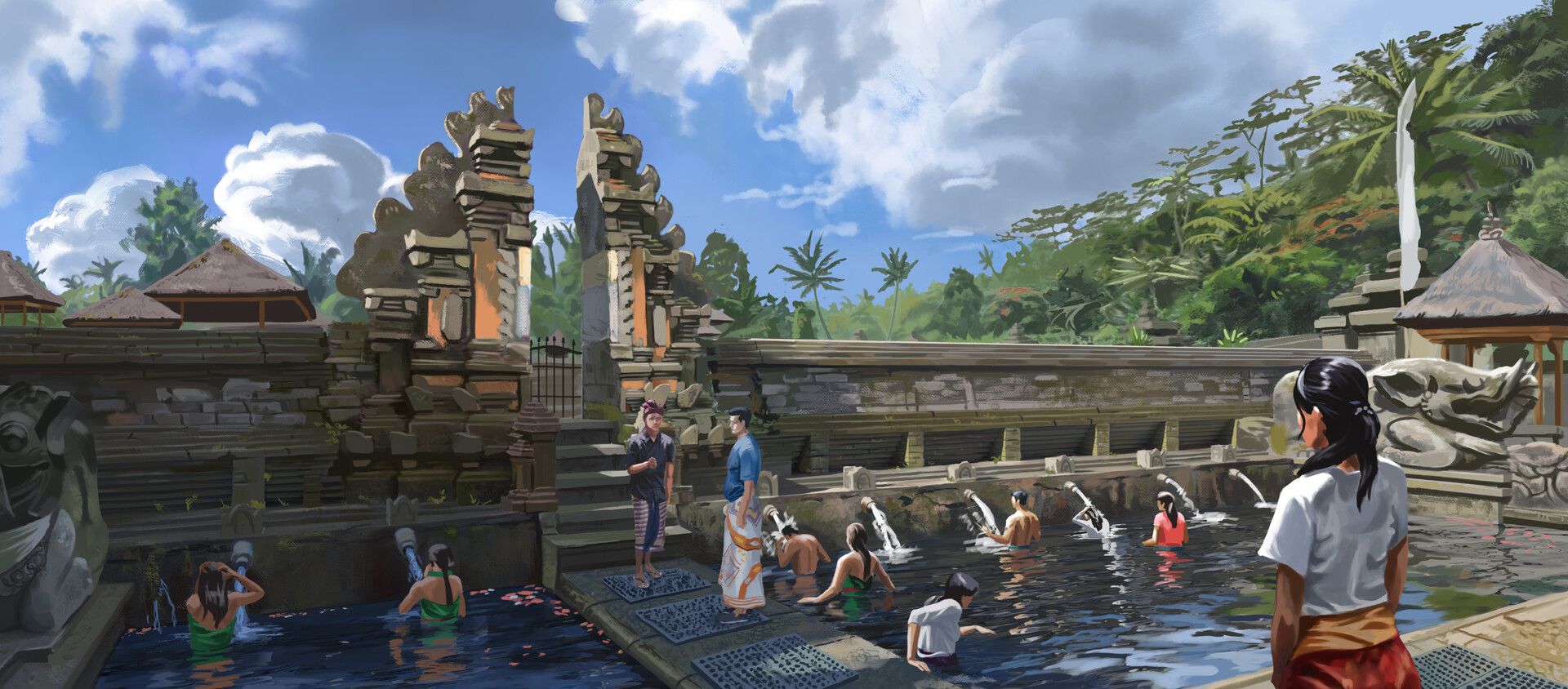 ArtStation - Tirta Empul 7 Wonders