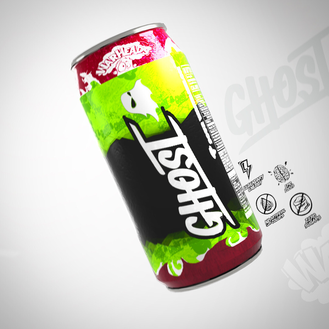 ArtStation - Texturing project Ghost energy