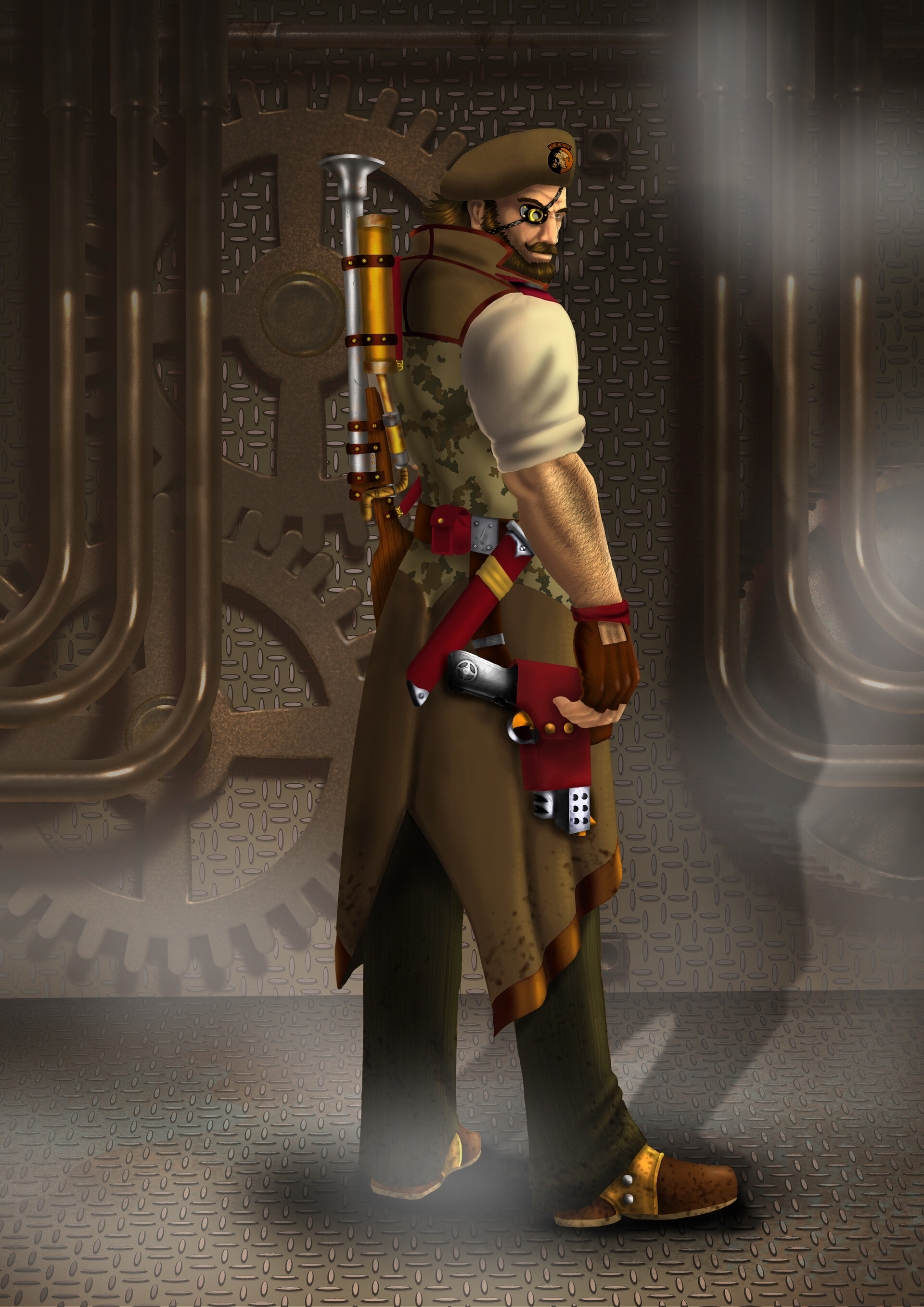 ArtStation - Steampunk Big Boss