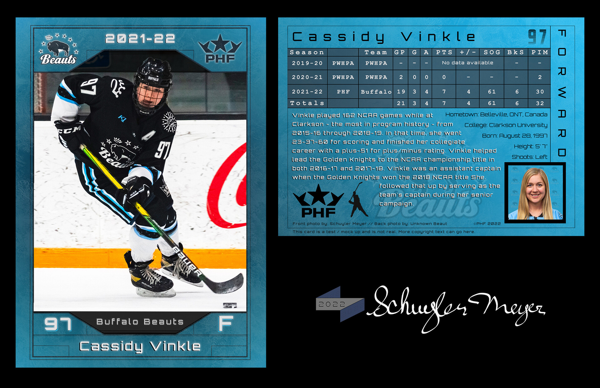 ArtStation - PHF / NWHL Hockey Card (Fan) Drafts