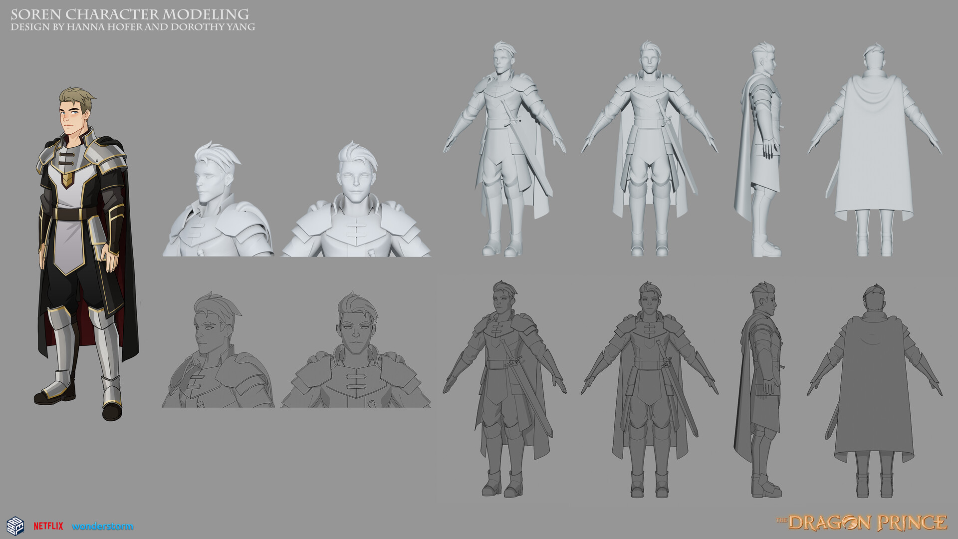 Kathrin Kurfiss - Human & Elf Character Modeling - The Dragon Prince I-III