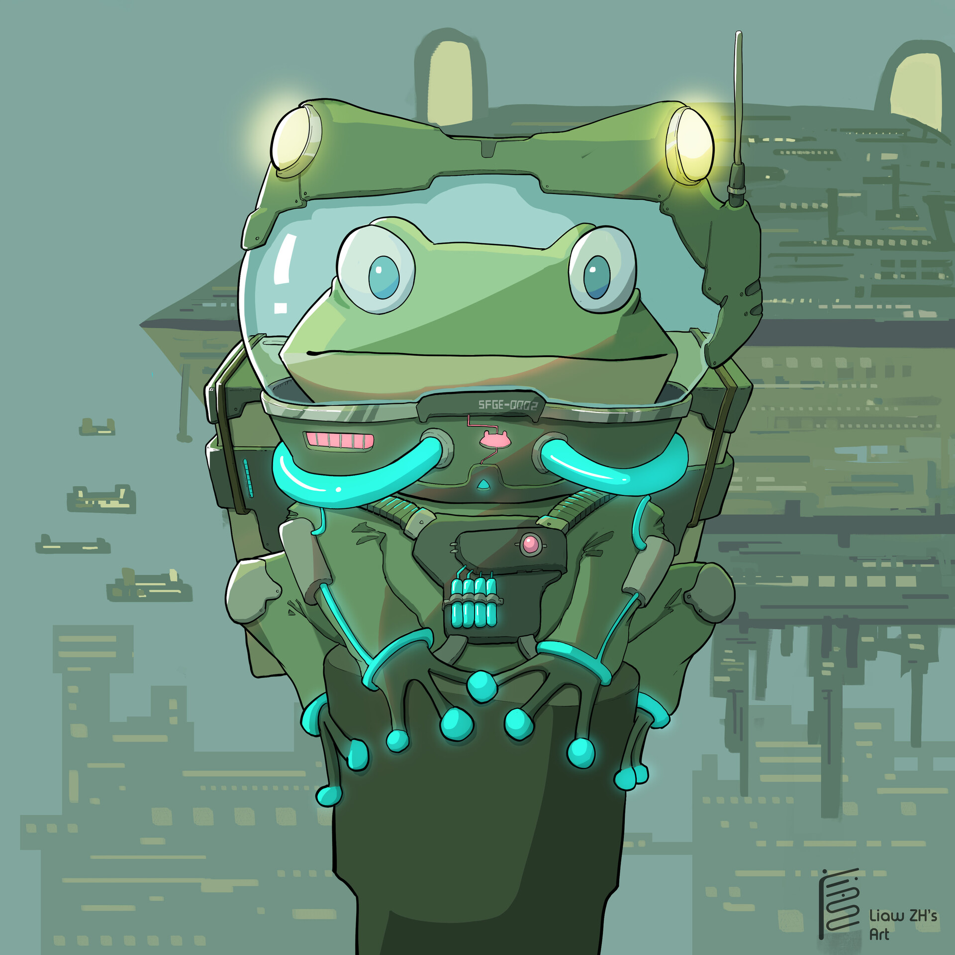 ArtStation - Space frog