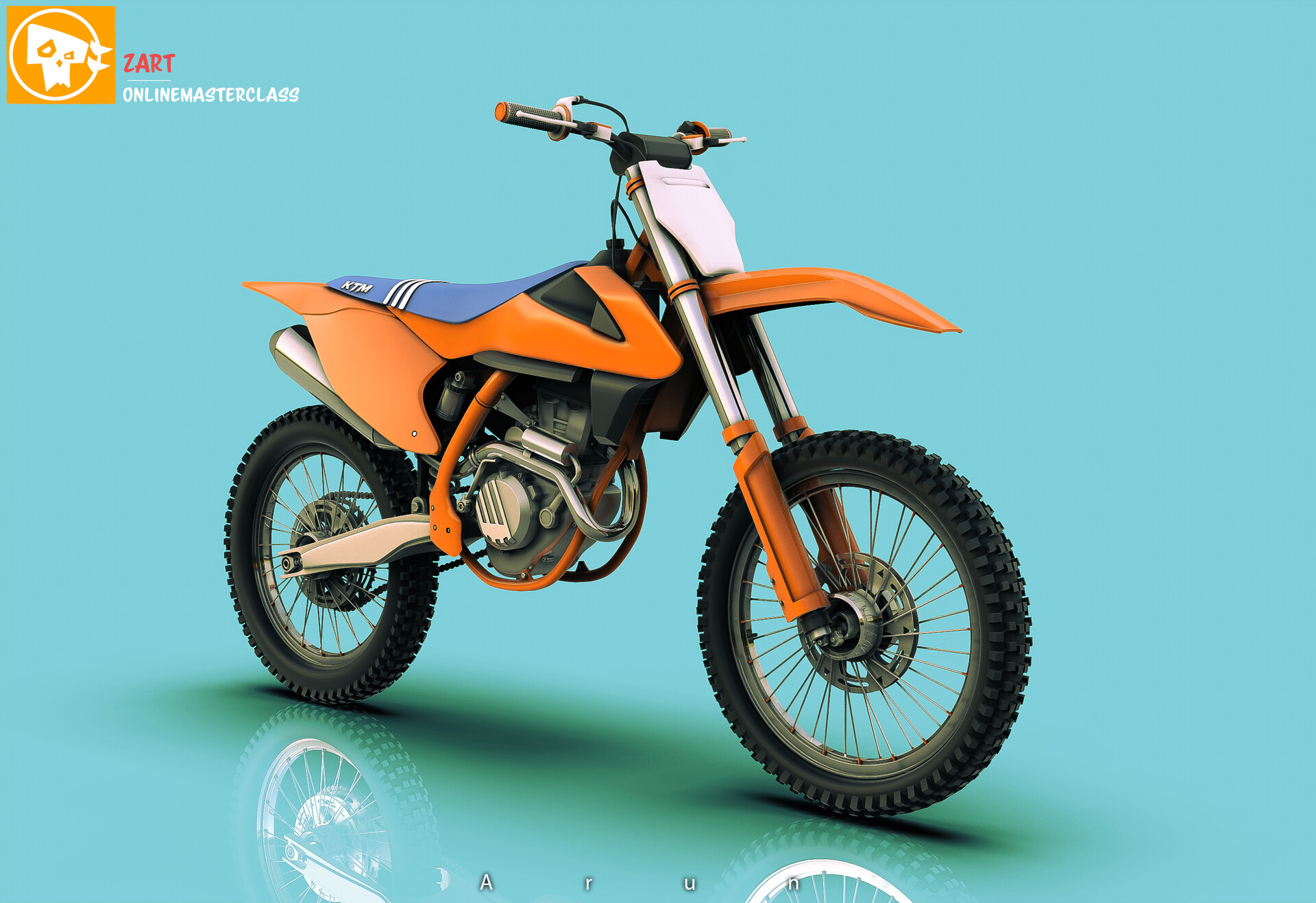 ArtStation - KTM 250 SX - 3D model