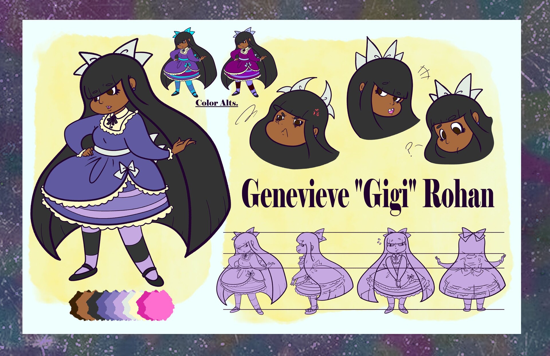ArtStation - Gigi Character Sheet