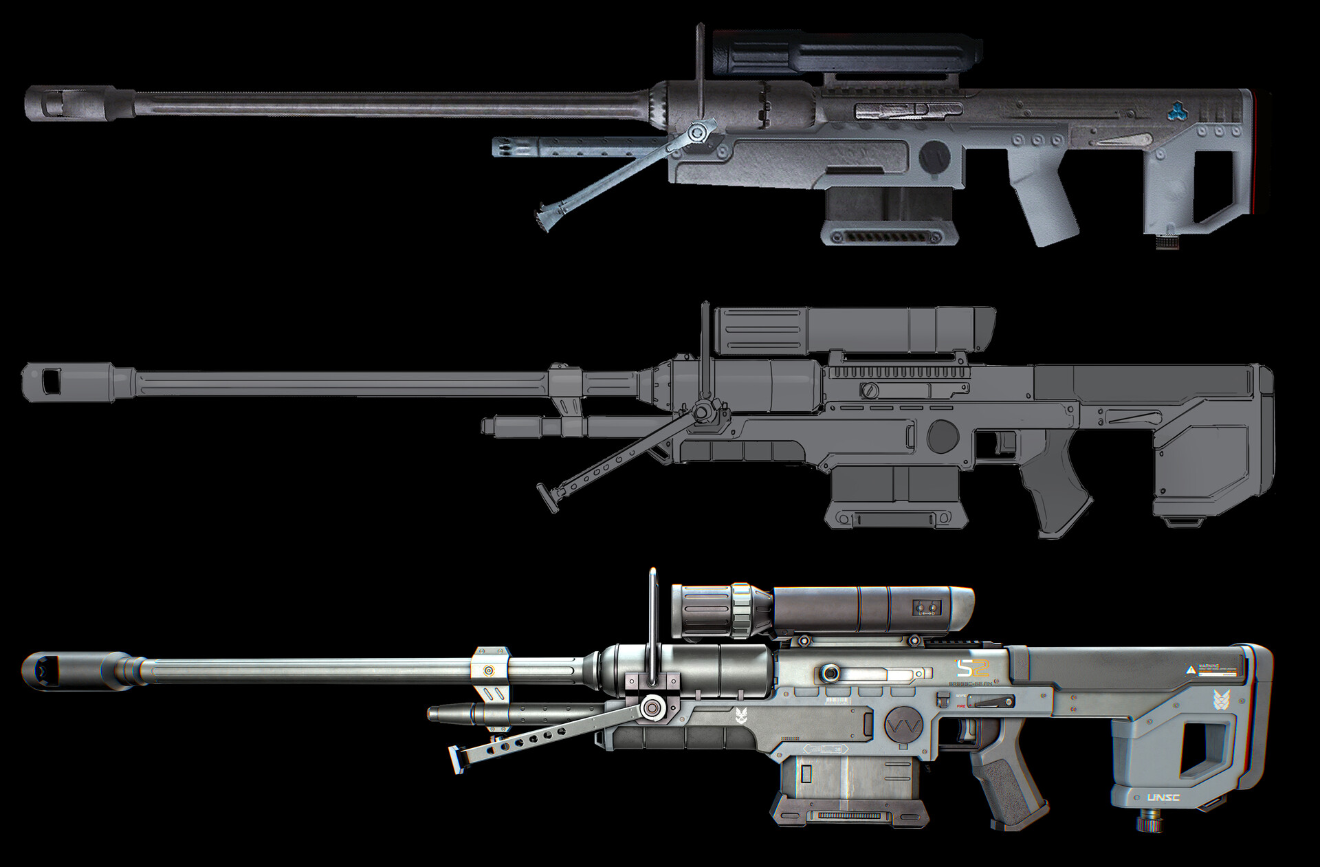 Jared Harris - Halo SRS99C- S2 Sniper Rifle: Far Isle