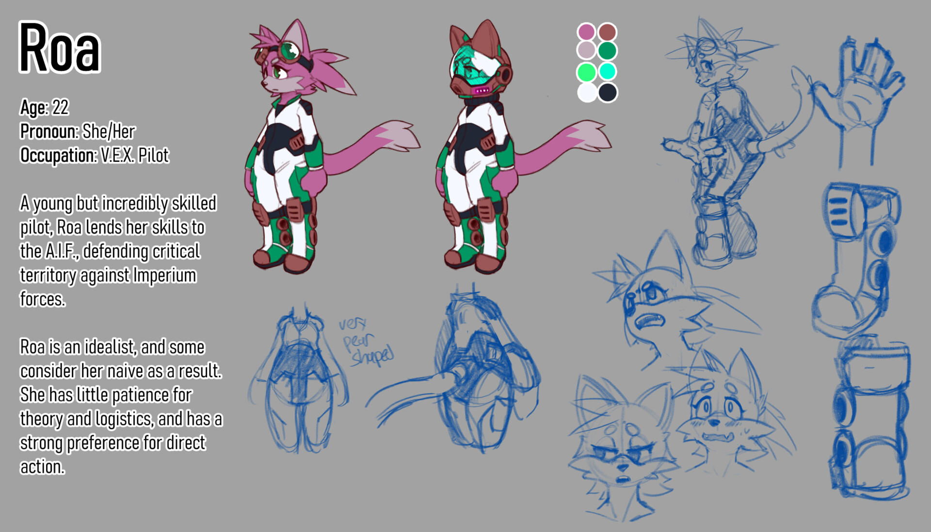 ArtStation - Roa : character concept #1