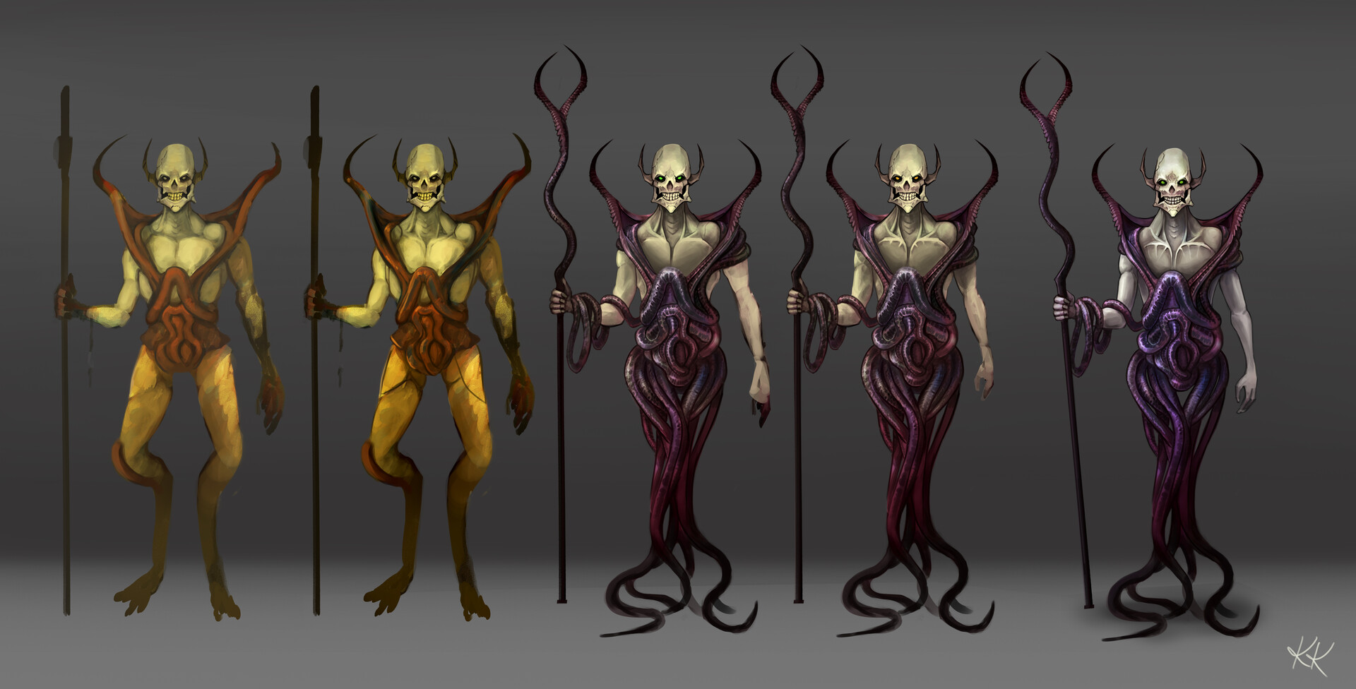 ArtStation - Gut Demon Concept art