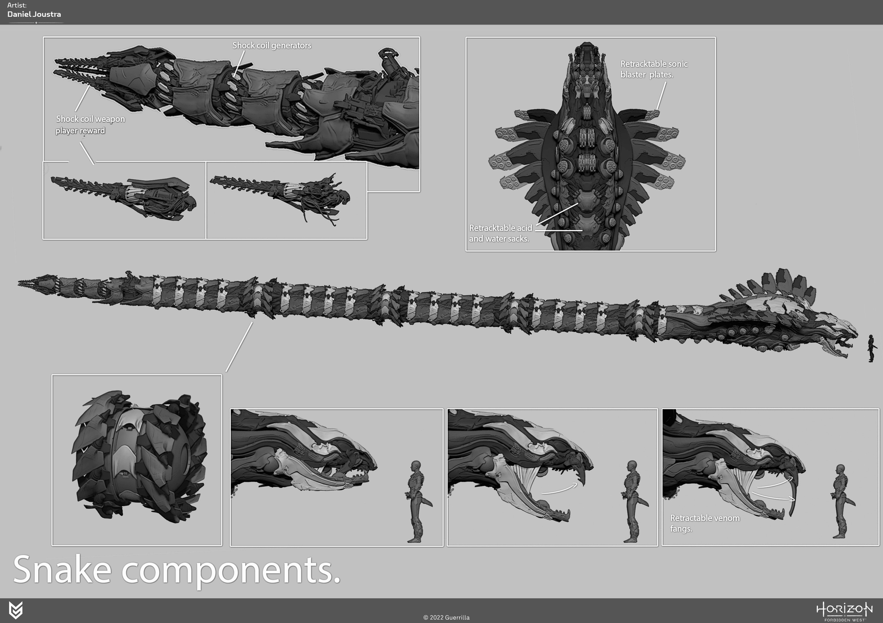 Daniel Joustra - Horizon Forbidden West Slither Fang Concepts