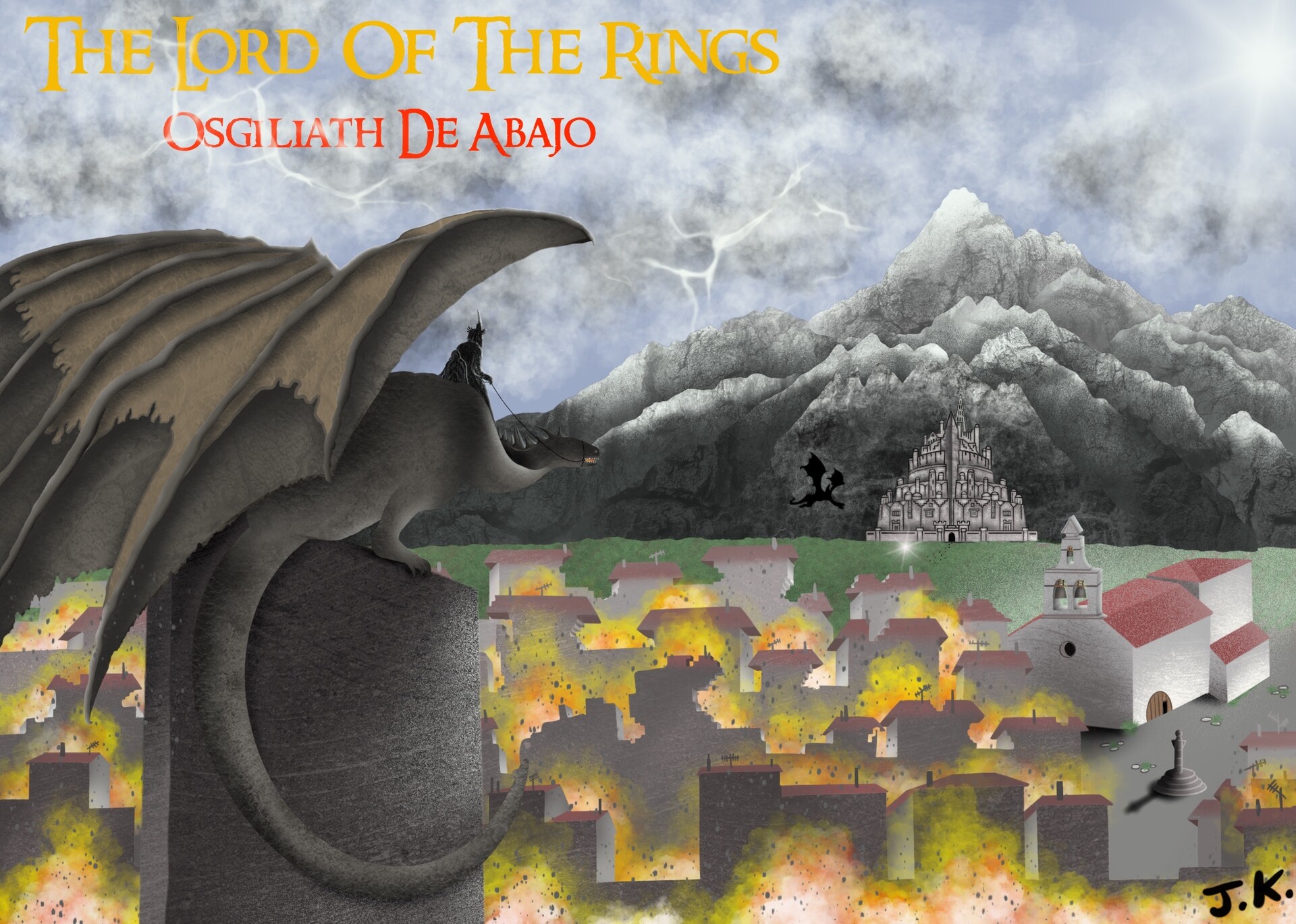 ArtStation - Nazgul in osgiliath