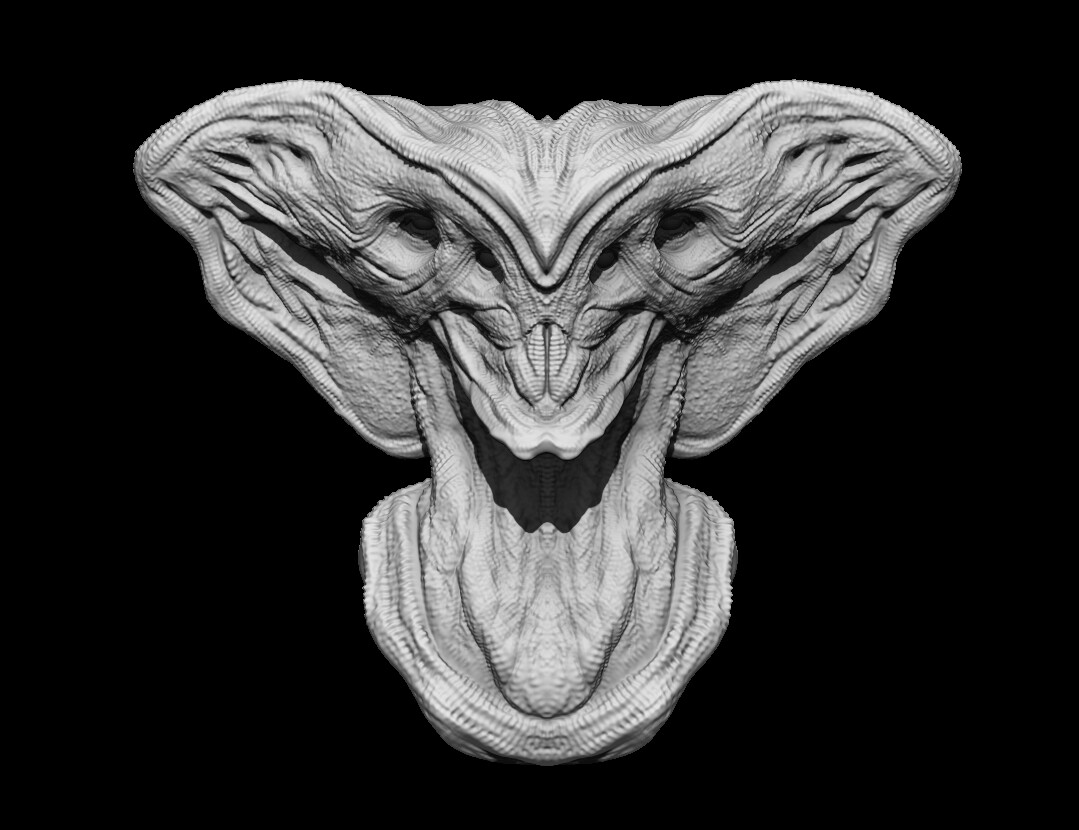 ArtStation - Alien sculpture