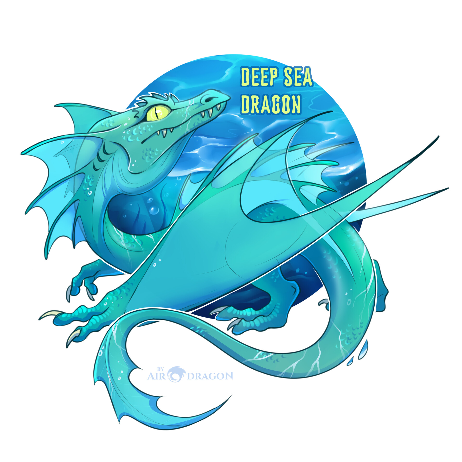ArtStation - Deep sea dragon