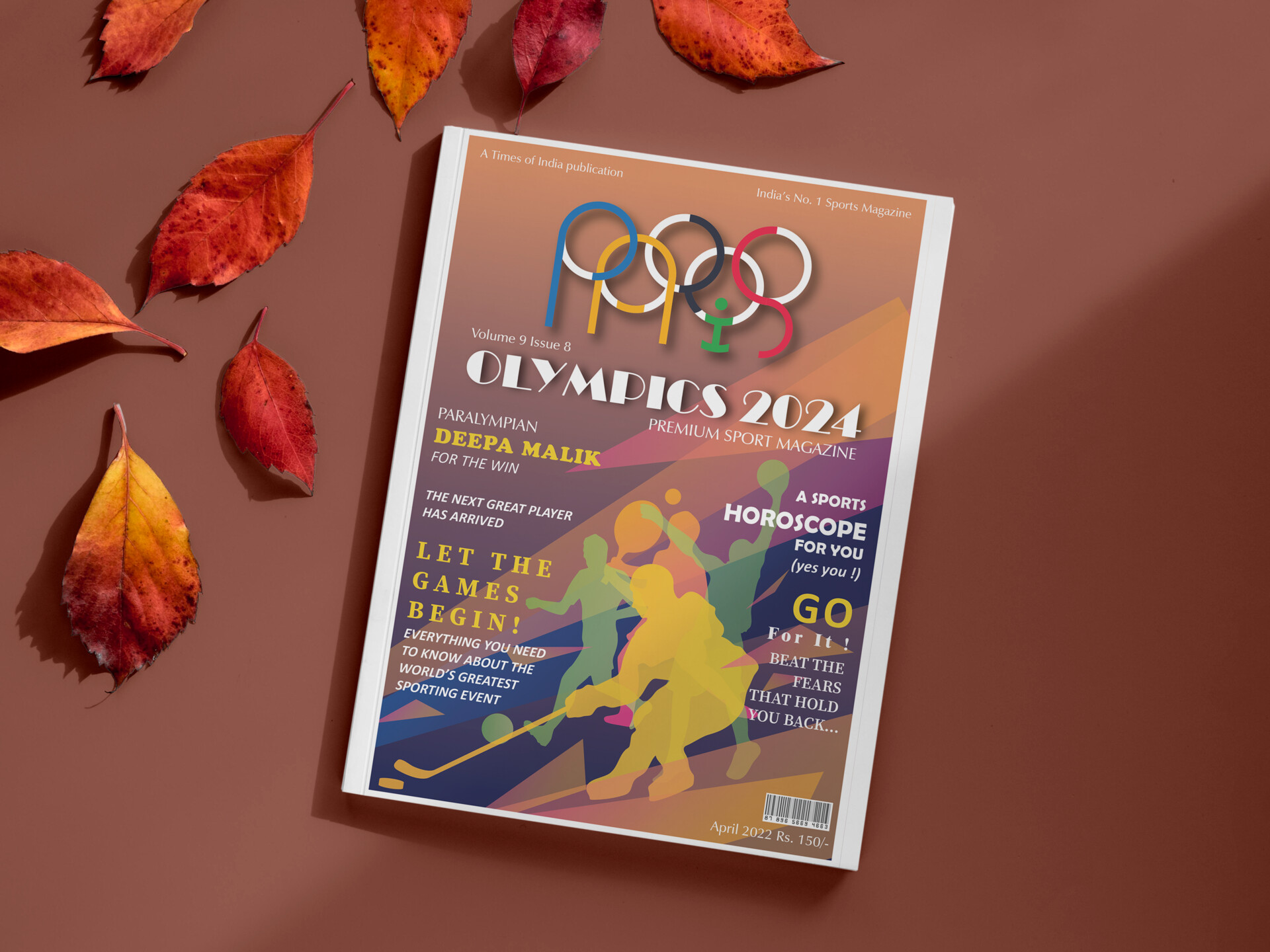 ArtStation - PARIS OLYMPICS 2024 - MAGAZINE COVER DESIGN