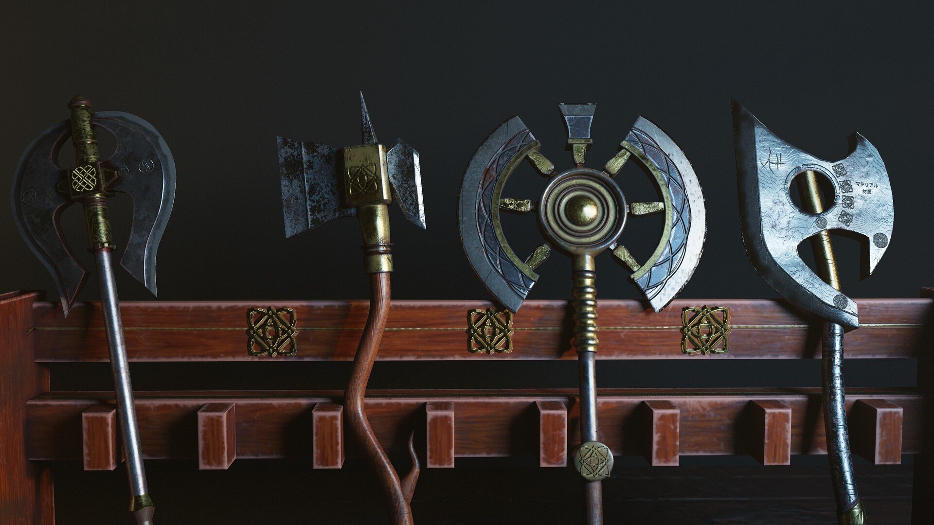 ArtStation - ancient swords -3d model