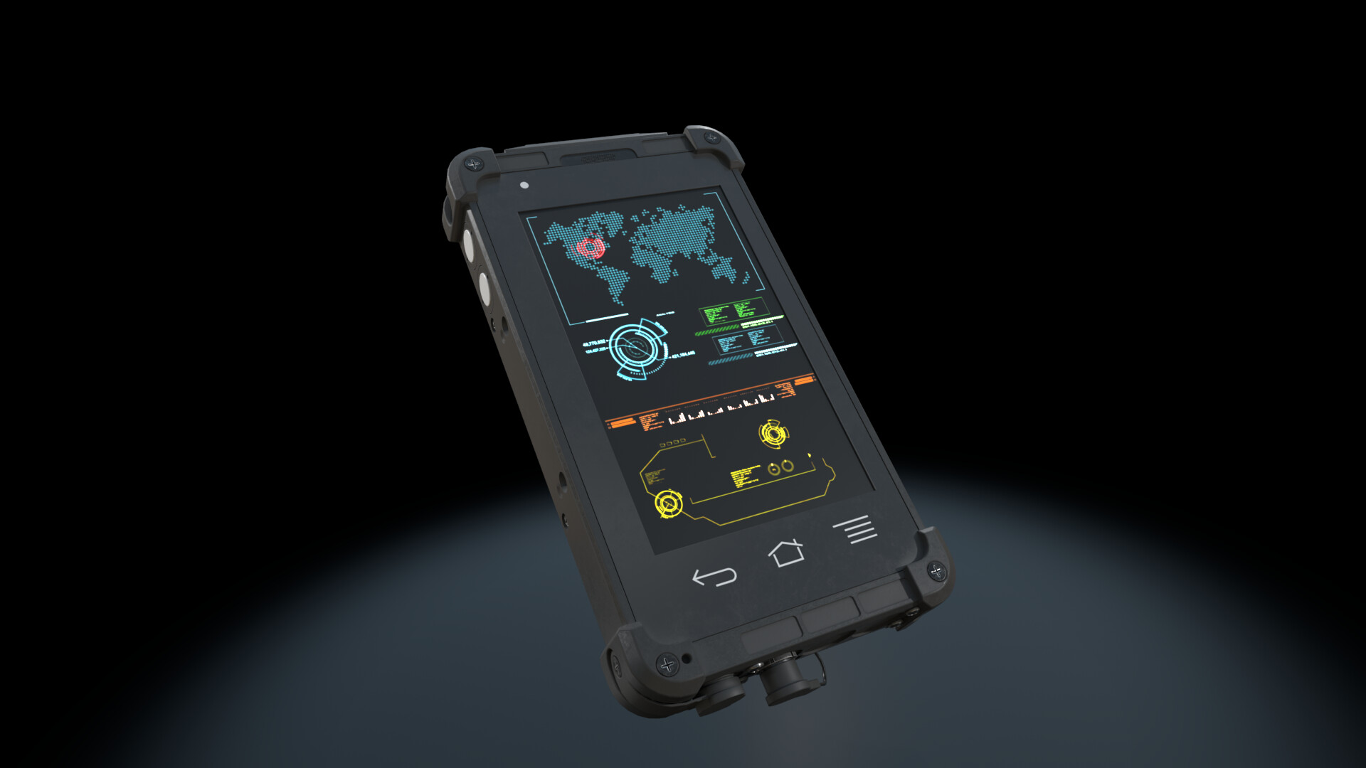 ArtStation - Ruggedized Handheld computer DF07A