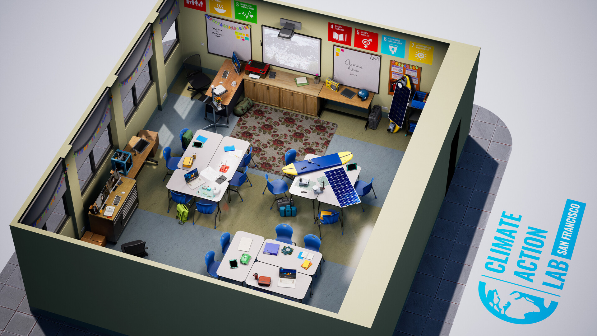 ArtStation - SFDO | Climate Action Lab App