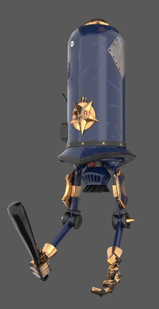ArtStation - Hard Surface Modeling - Cop Bot