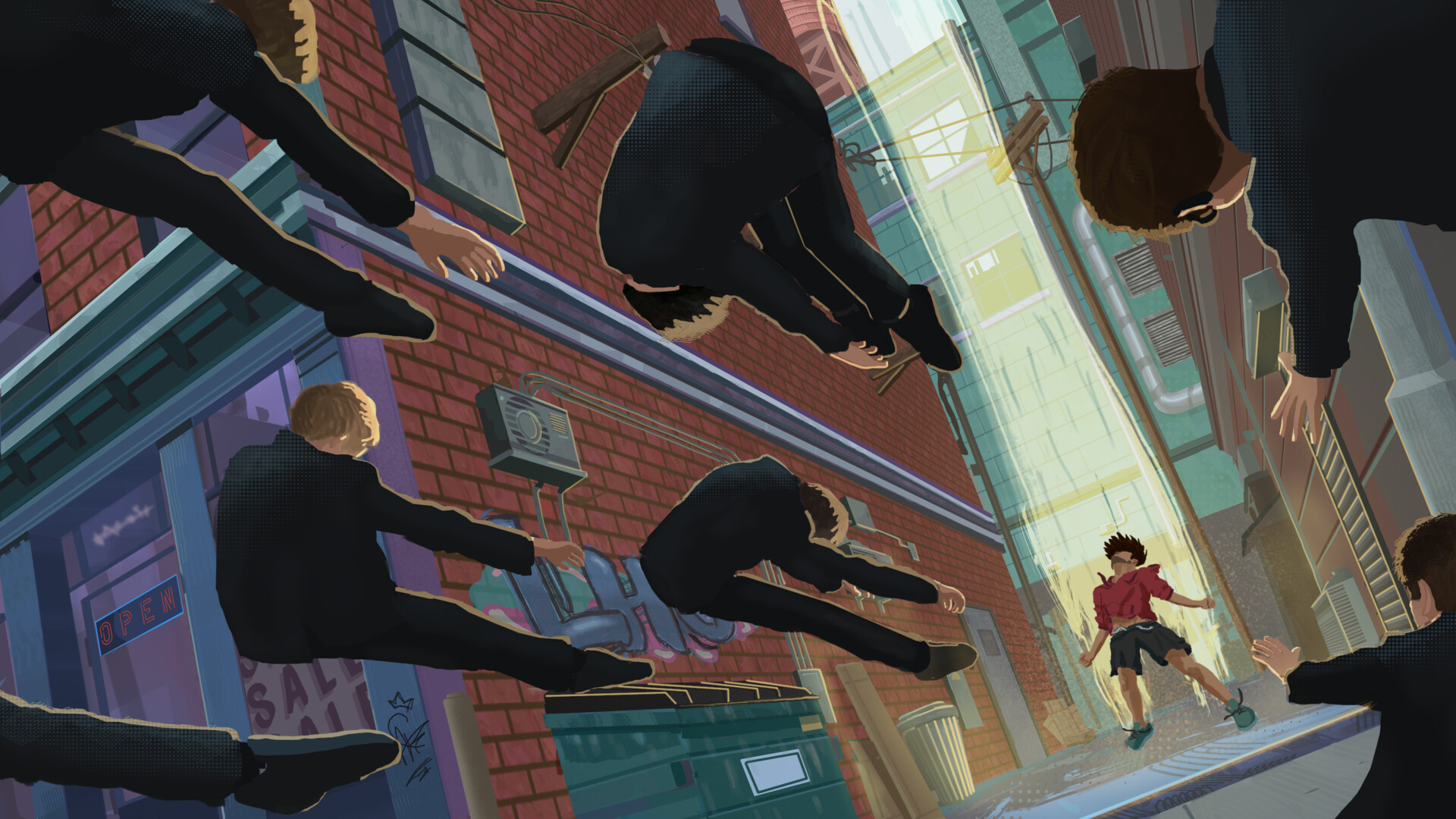 Lucas Simpson - Superpower Chase Keyframe