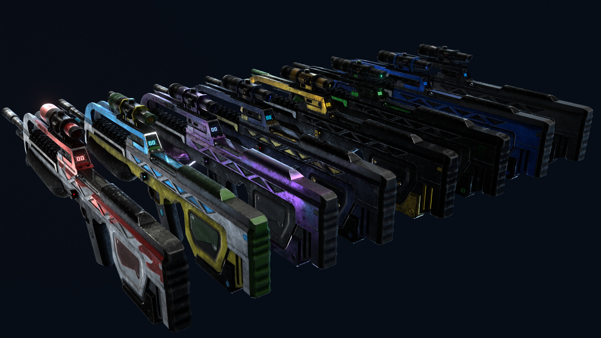 ArtStation - Halo - Battle Rifle skins