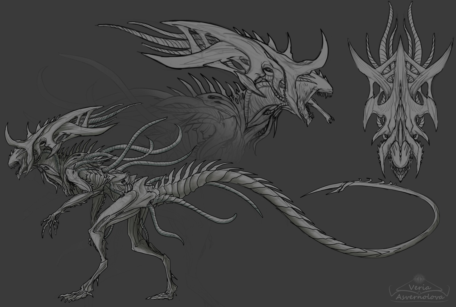Xenomorph Queen Concept Art